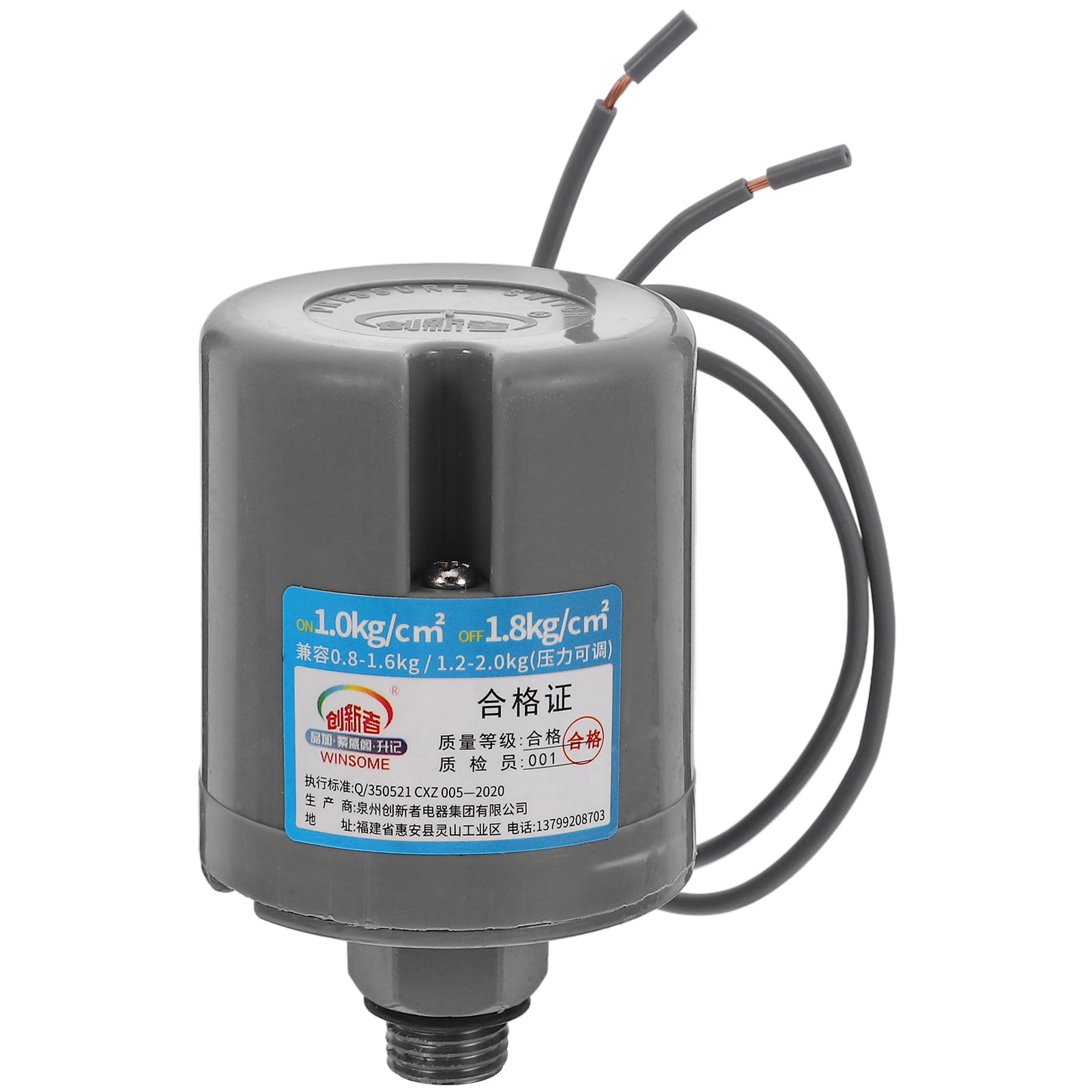 Automatic Water Pump Pressure Switch Adjustable Pressure Controller for ...