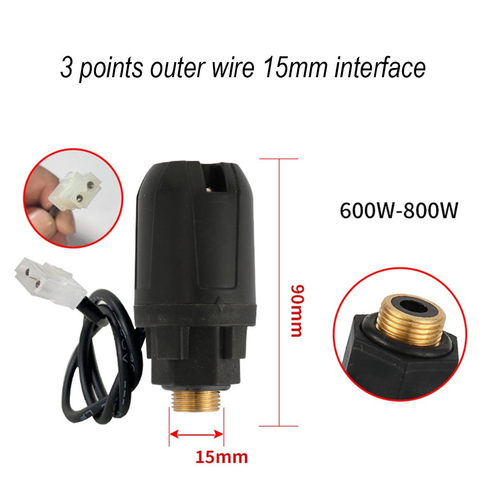 Automatic Water Pump Pressure Switch Controller 200W-1100W for Self-Priming Pumps, Precise ...