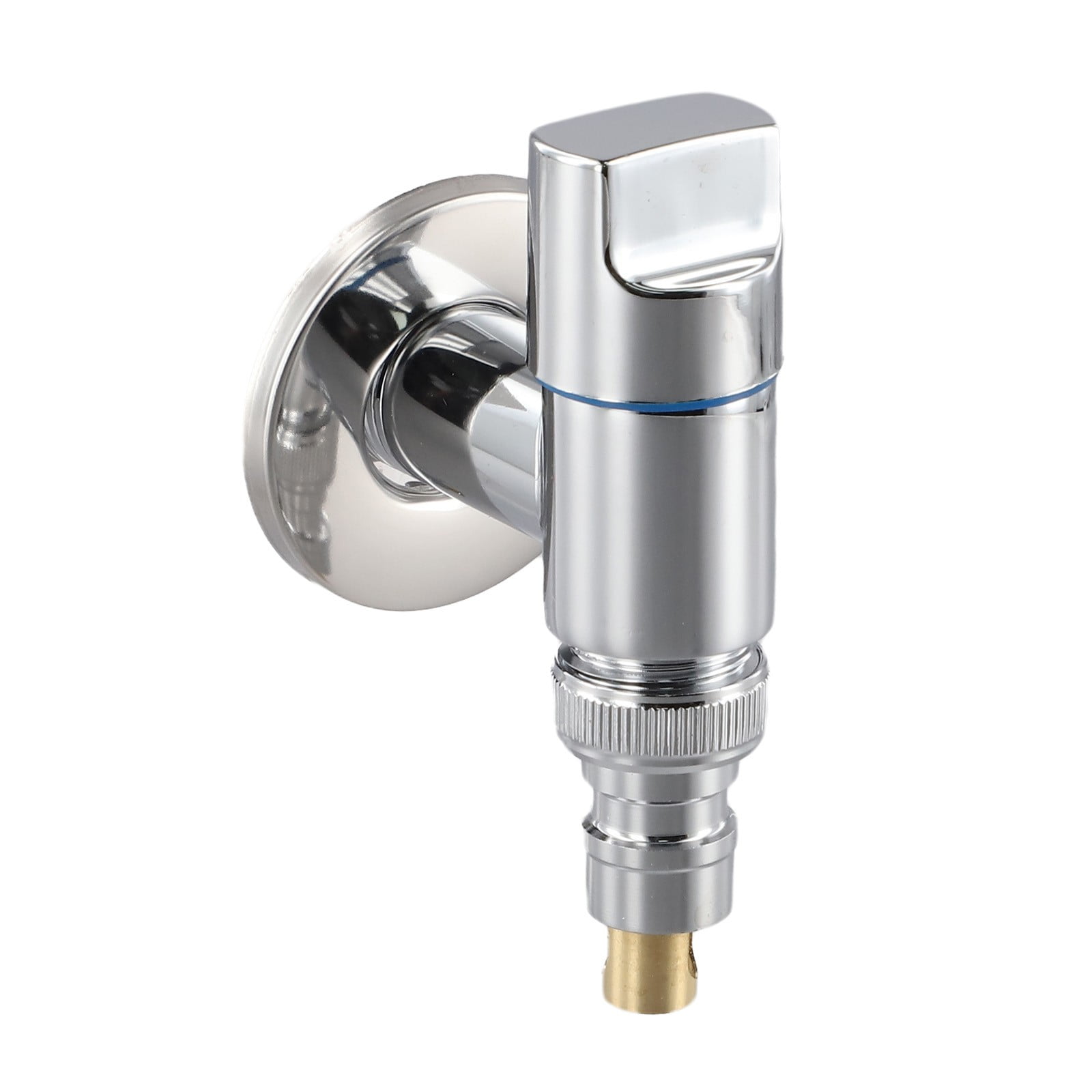 Automatic Water Stop Valve for Washing Machine Faucet - Stainless Steel ...