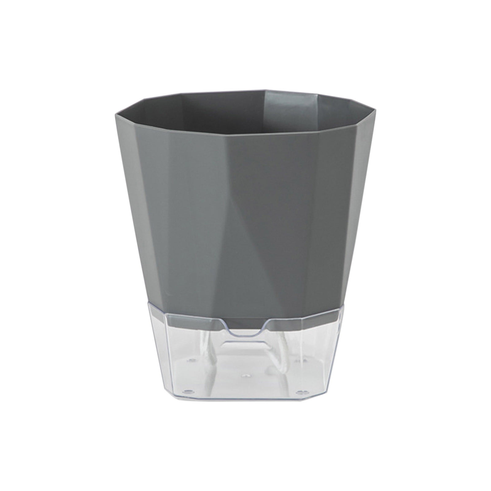 Automatic Watering Self-Watering er Pot with Absorbent Rope Transparent ...