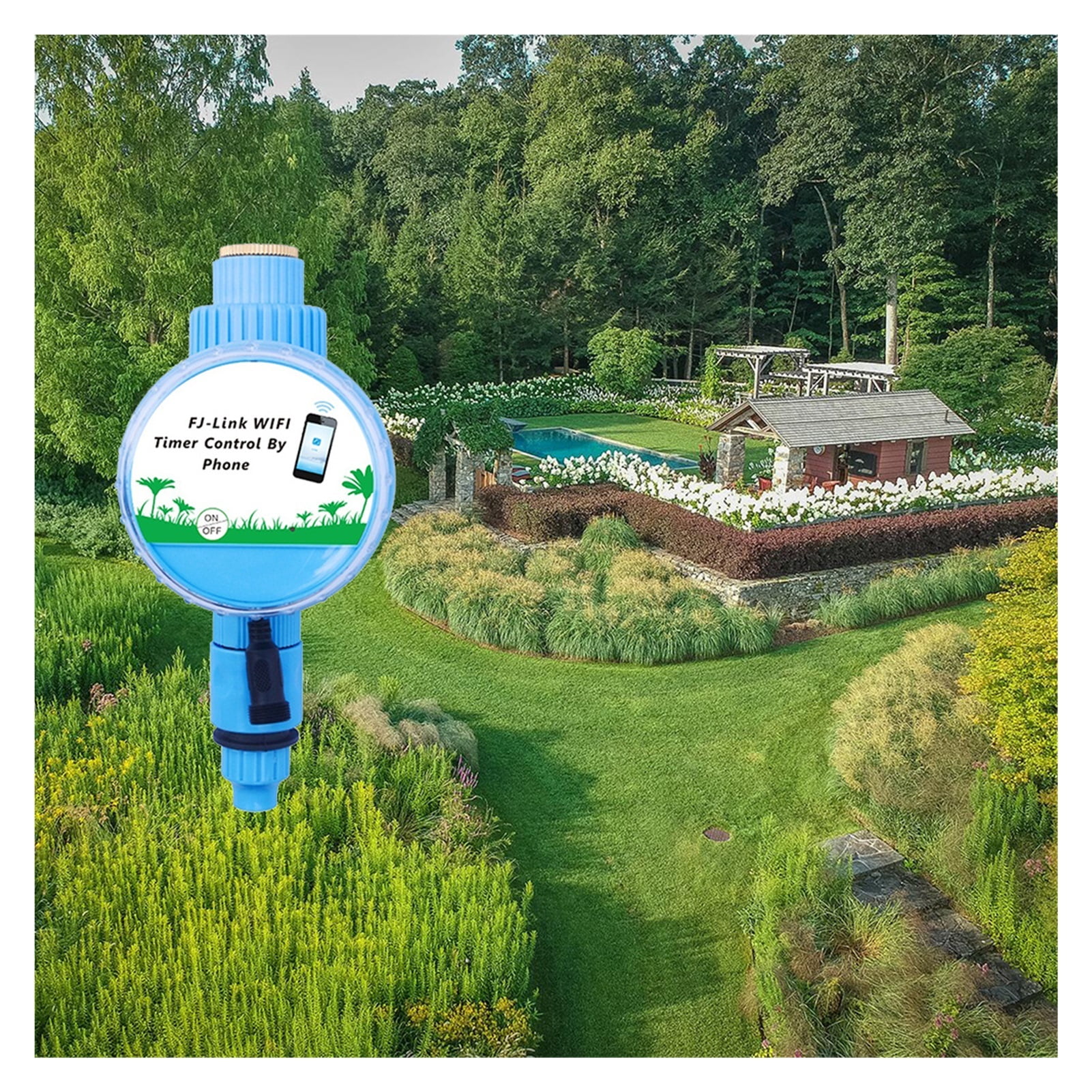 Automatic Watering Sprinkler System Irrigation Controller APP Remote ...