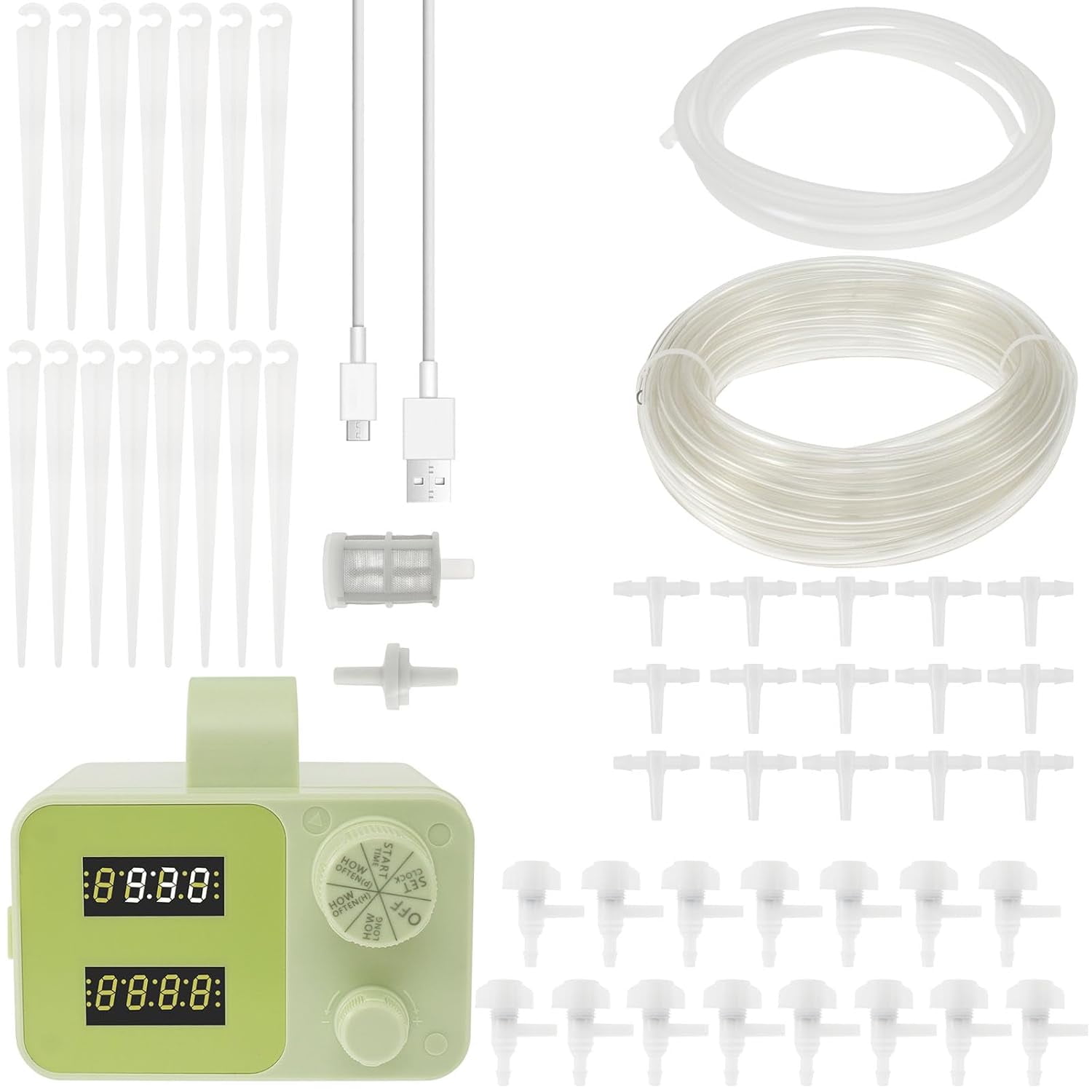 Automatic Watering System, Adjustable Automatic Drip Irrigation Kit, 15 ...