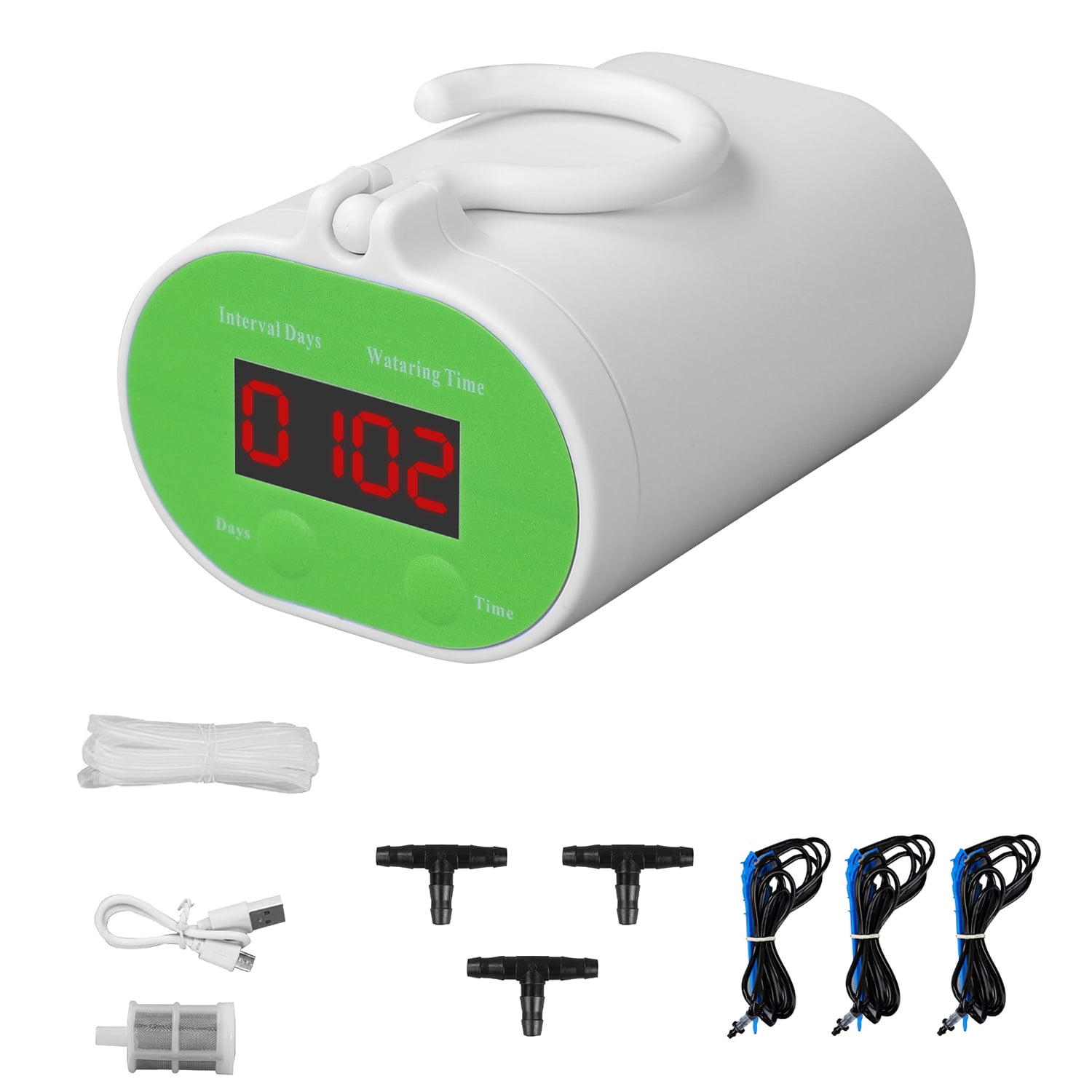 Automatic Watering System TeqHome Automatic Drip Irrigation Kit with ...