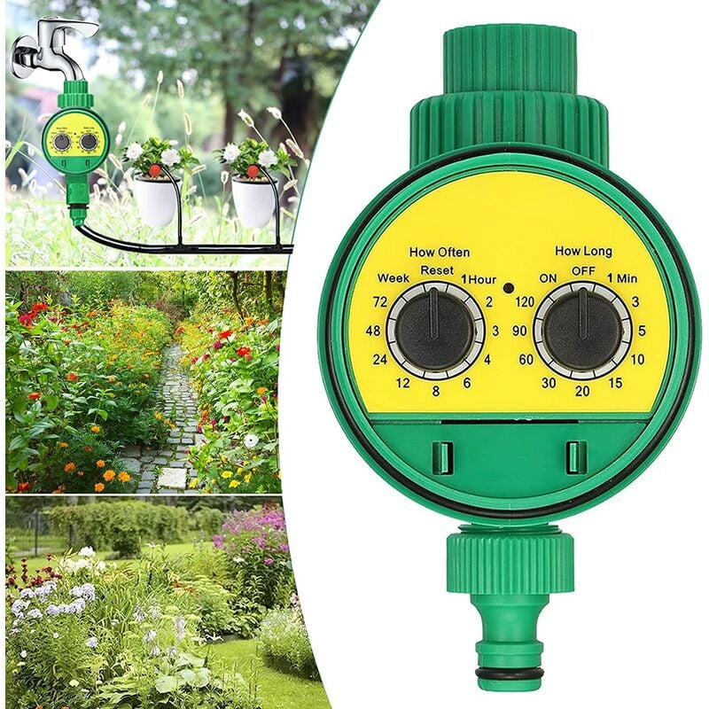 Automatic Watering Timer, Hose Faucet Irrigation Timer, LCD Sprinkler ...