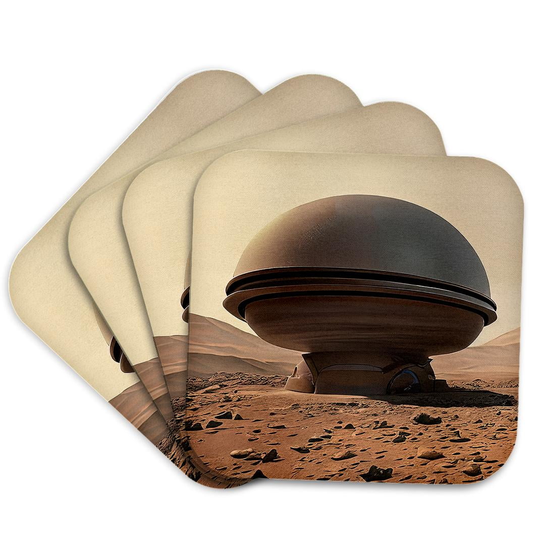 3drose, Automatic Weather Station in the Middle of Mars Desert Digital ...