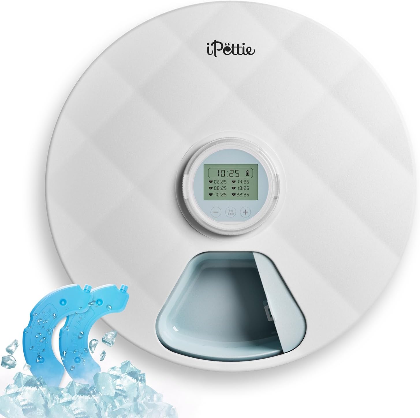 Automatic Wet Food Feeder for Pets - True 6-Meal Cordless Fresh Can ...