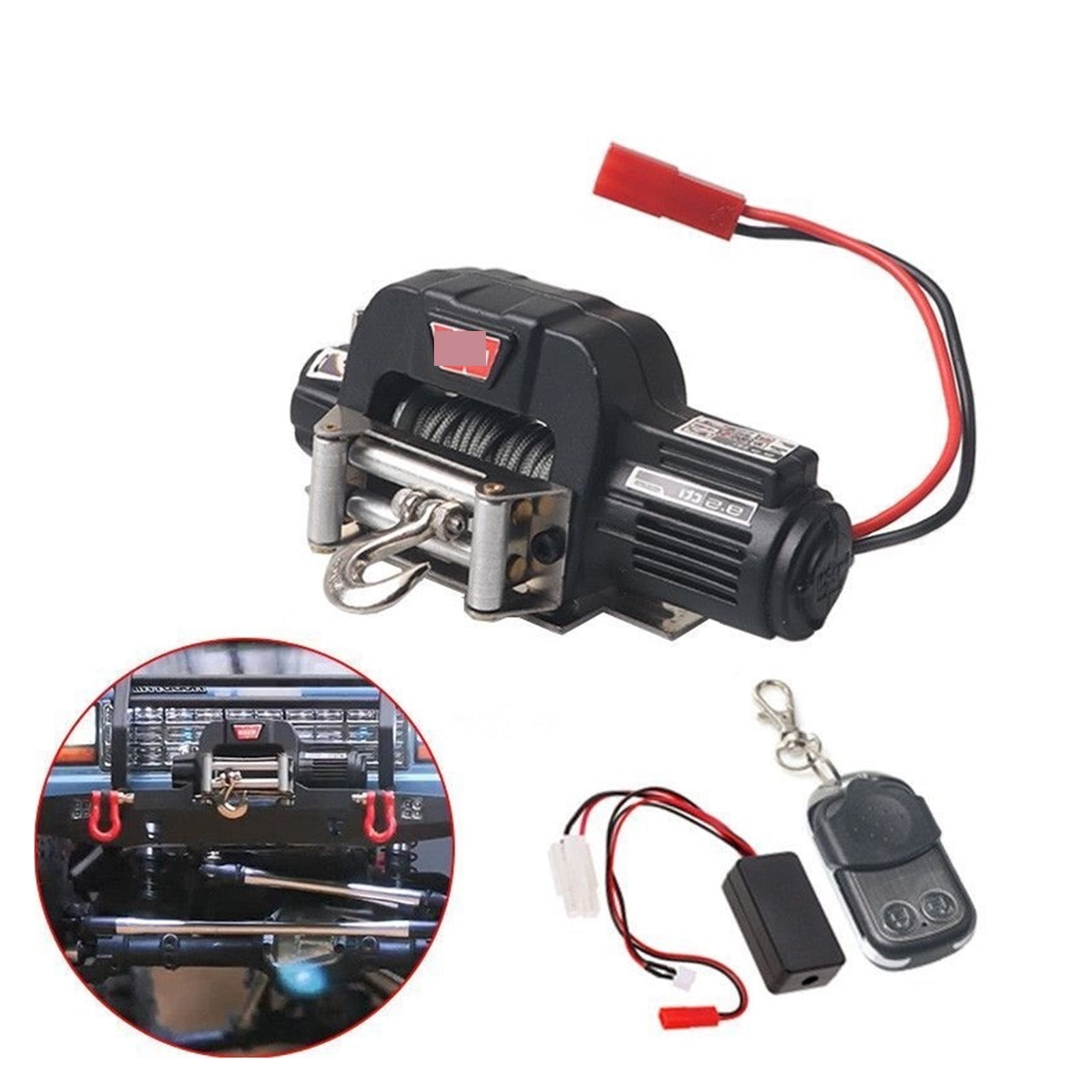 Automatic Winch And Wireless Remote Control Receiver For 1/10 Remote ...