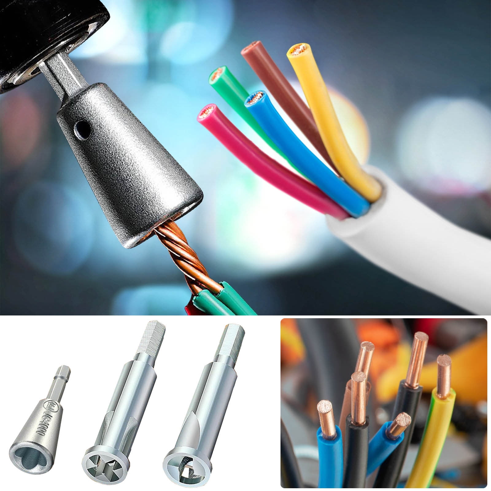 Automatic Wire Connector, Electrician Splicing Tool, Fast Peeling ...