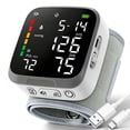 Automatic Wrist Blood Pressure Monitor, Rechargeable, Voice Broadcast ...