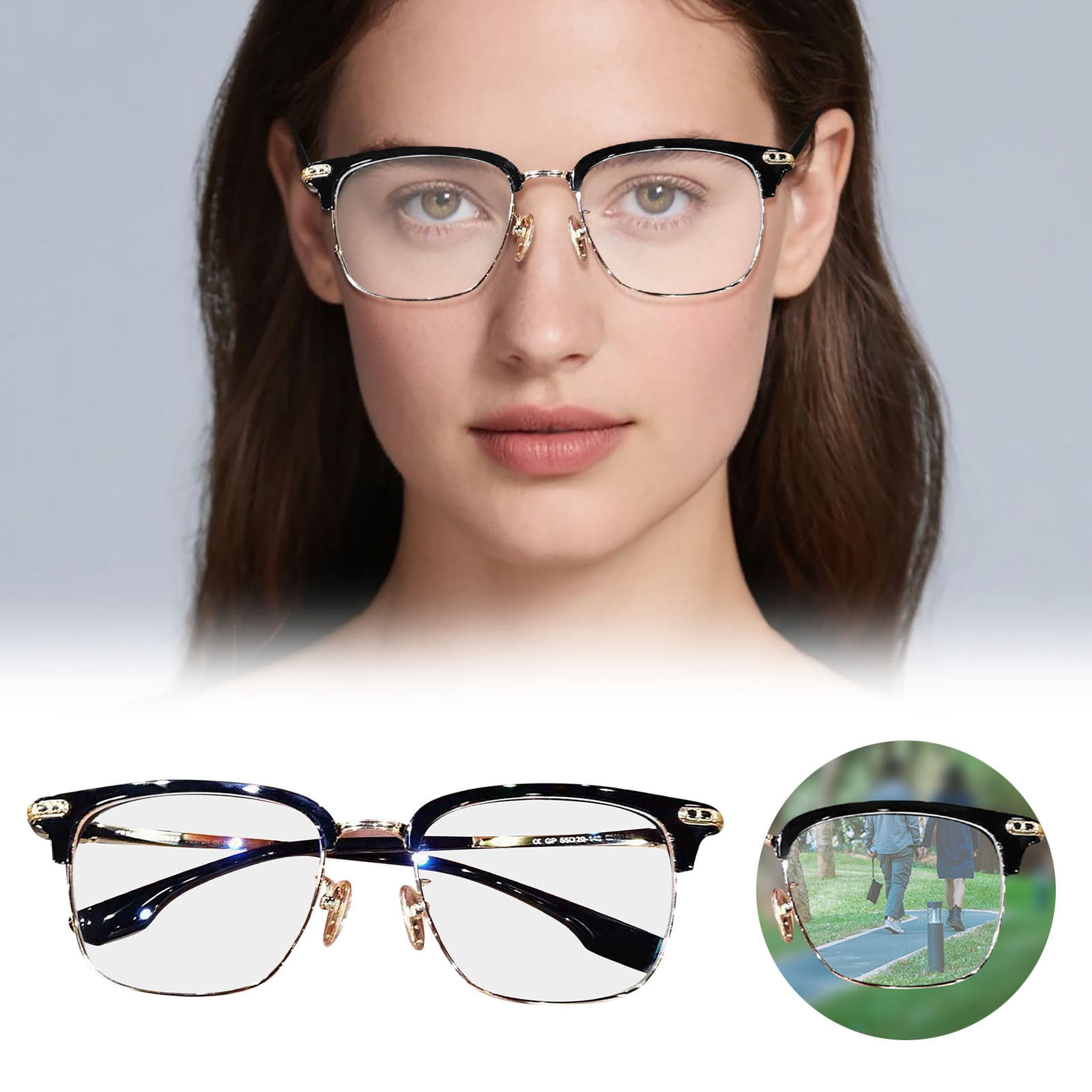 Automatic Zoom Anti-Blue Light Presbyopia Glasses, Self Adjusting ...