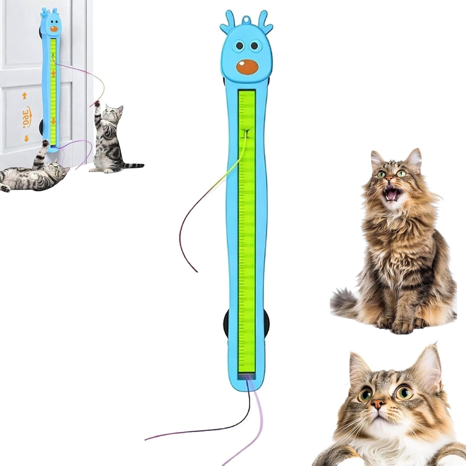 Automatic flying rope cat toy, automatic electric wall-mounted ...