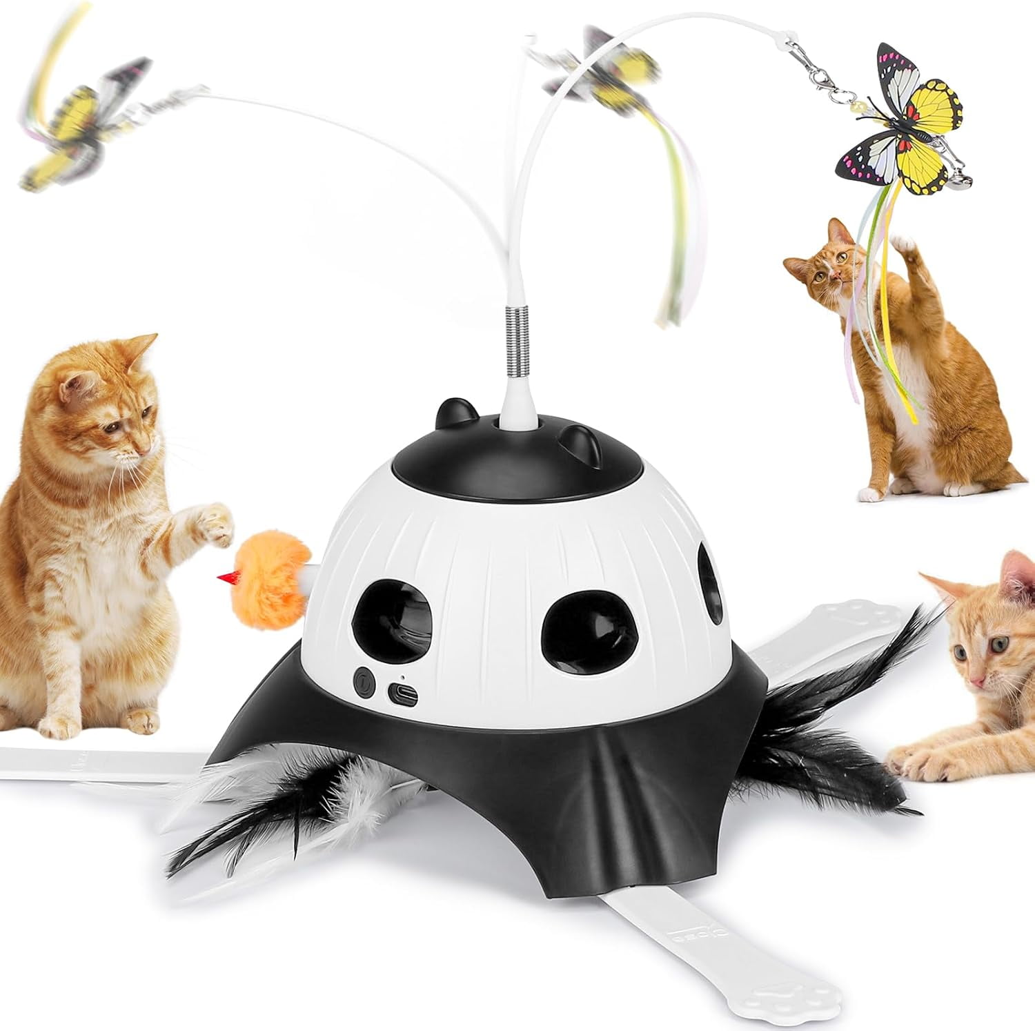Automatic for Indoor Cats, Fluttering Butterfly, Whack a Mole, Rotating ...
