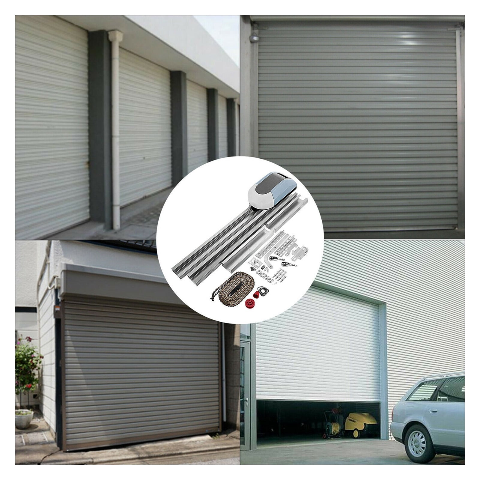Automatic garage door motor kit, rolling code 1000N, for tilt door 200W ...