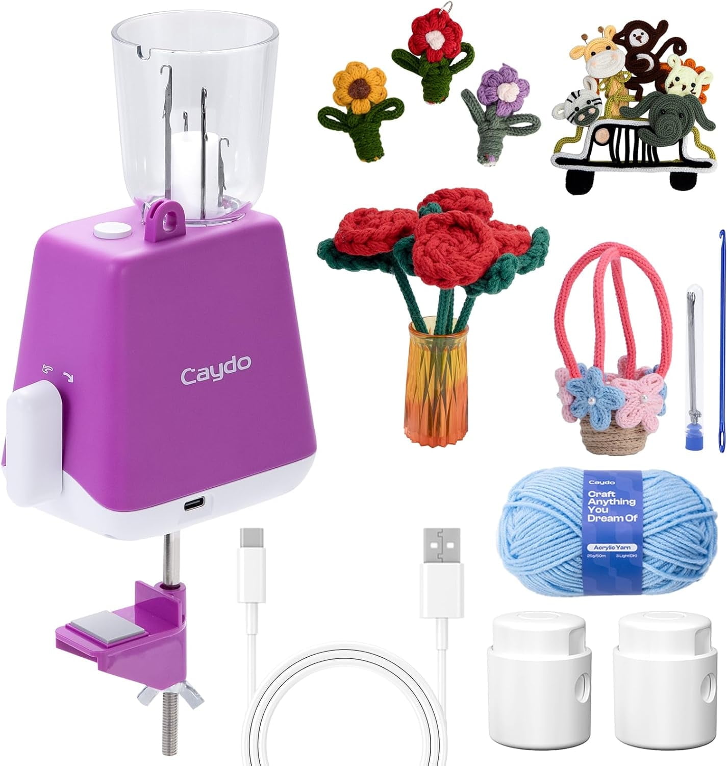 Automatic i Cord Knitting Machine,Electric Efficiently DIY Knitting ...