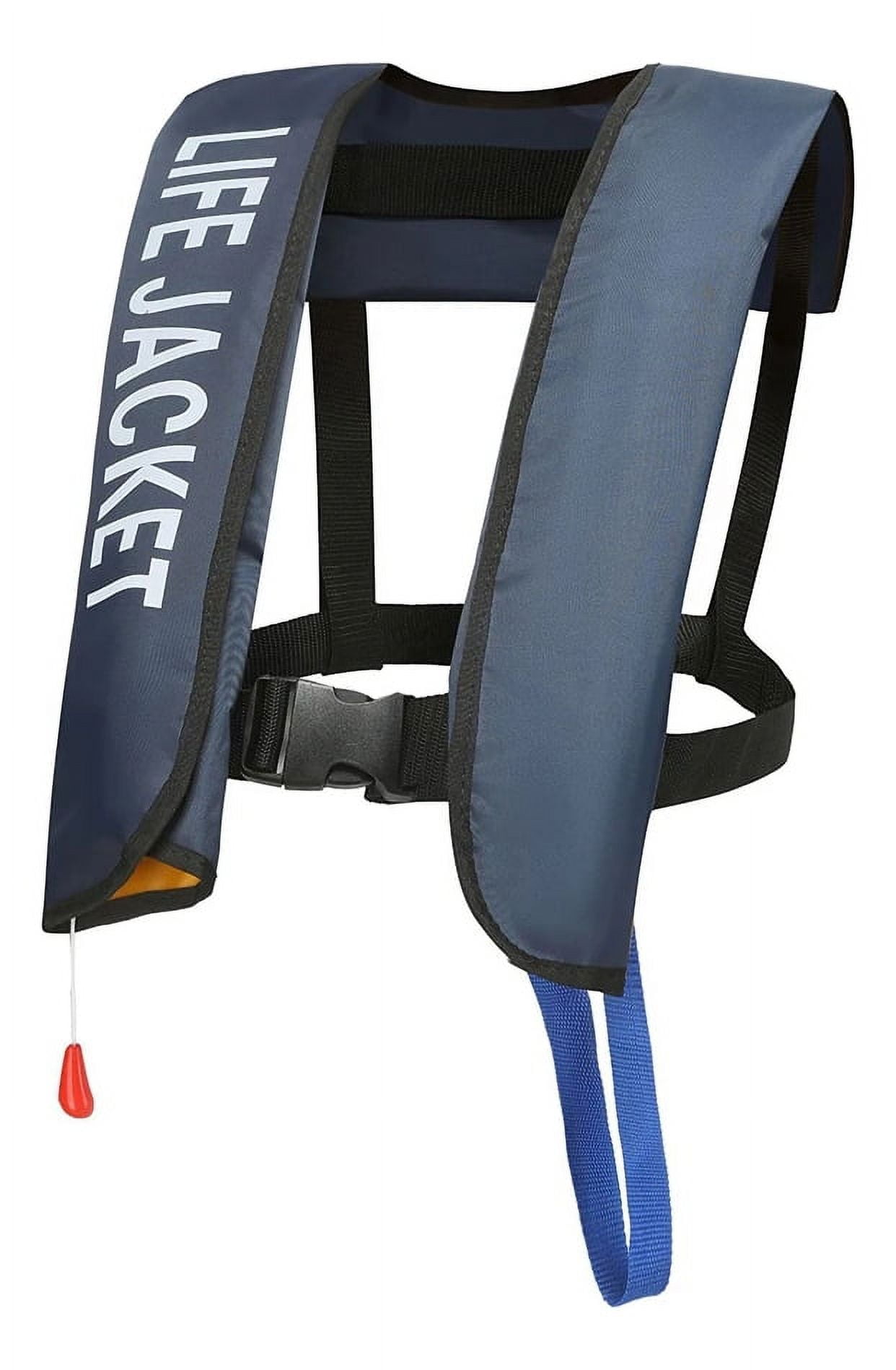 Automatic inflatable water sports life jacket, fast water emergency ...