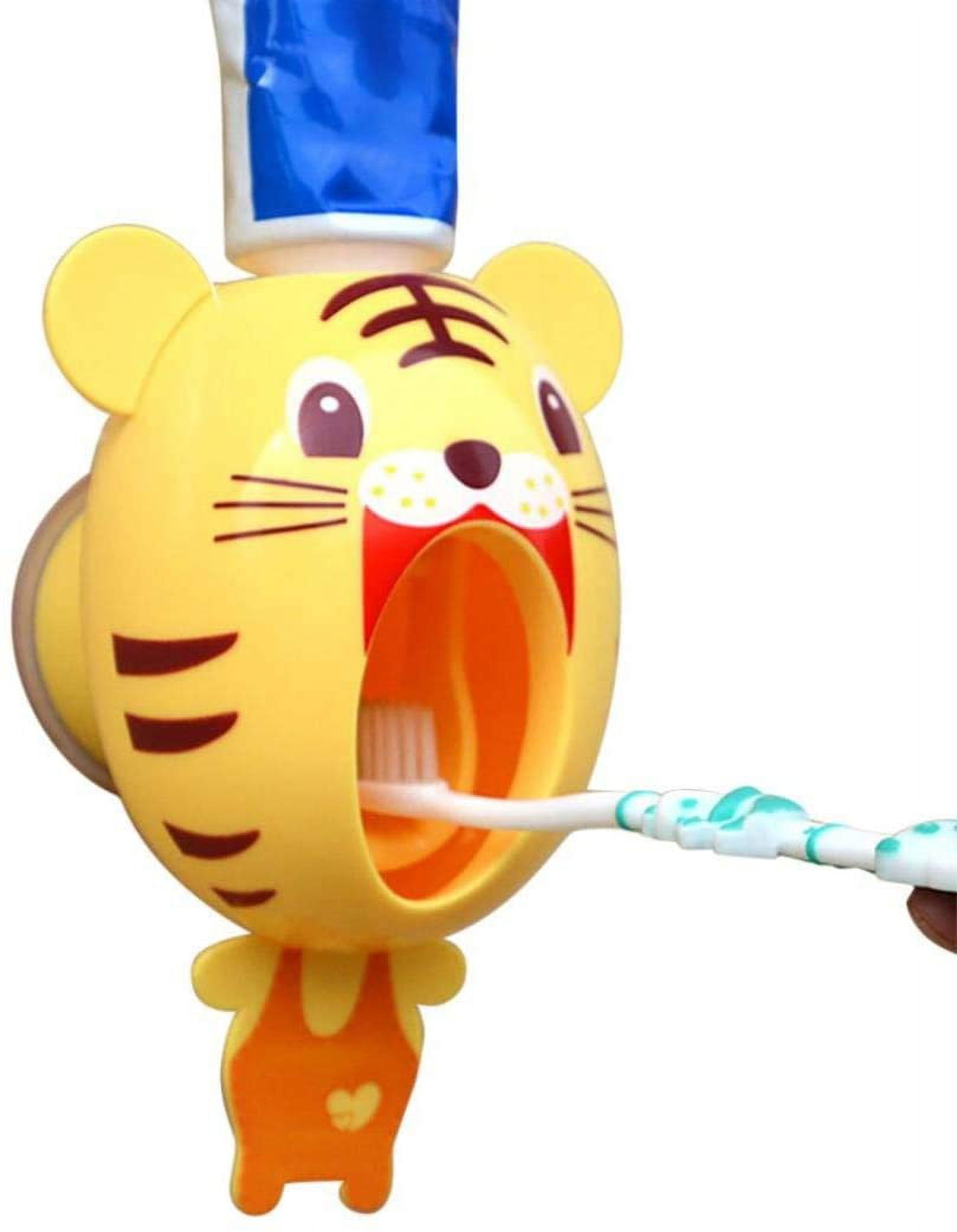 Automatic toothpaste extruder, cartoon tiger toothpaste extruder (small ...
