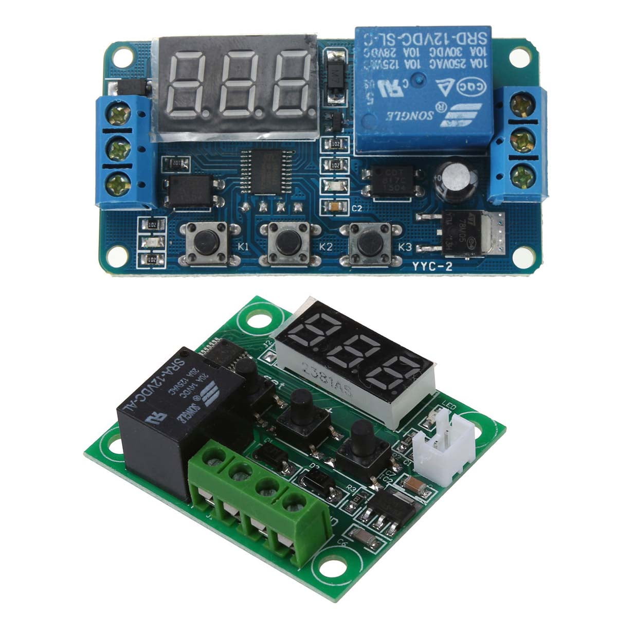 Automation DC 12V LED Delay Timer Control Switch Relay Module - Walmart.com