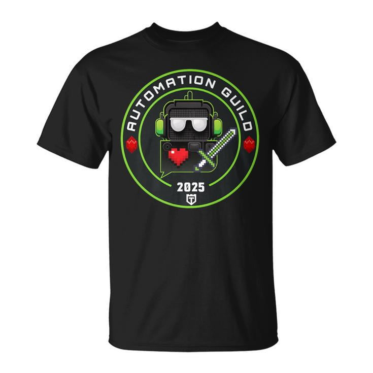 Automation Guild 2025 Official Conference T-Shirt, Tech Conference ...