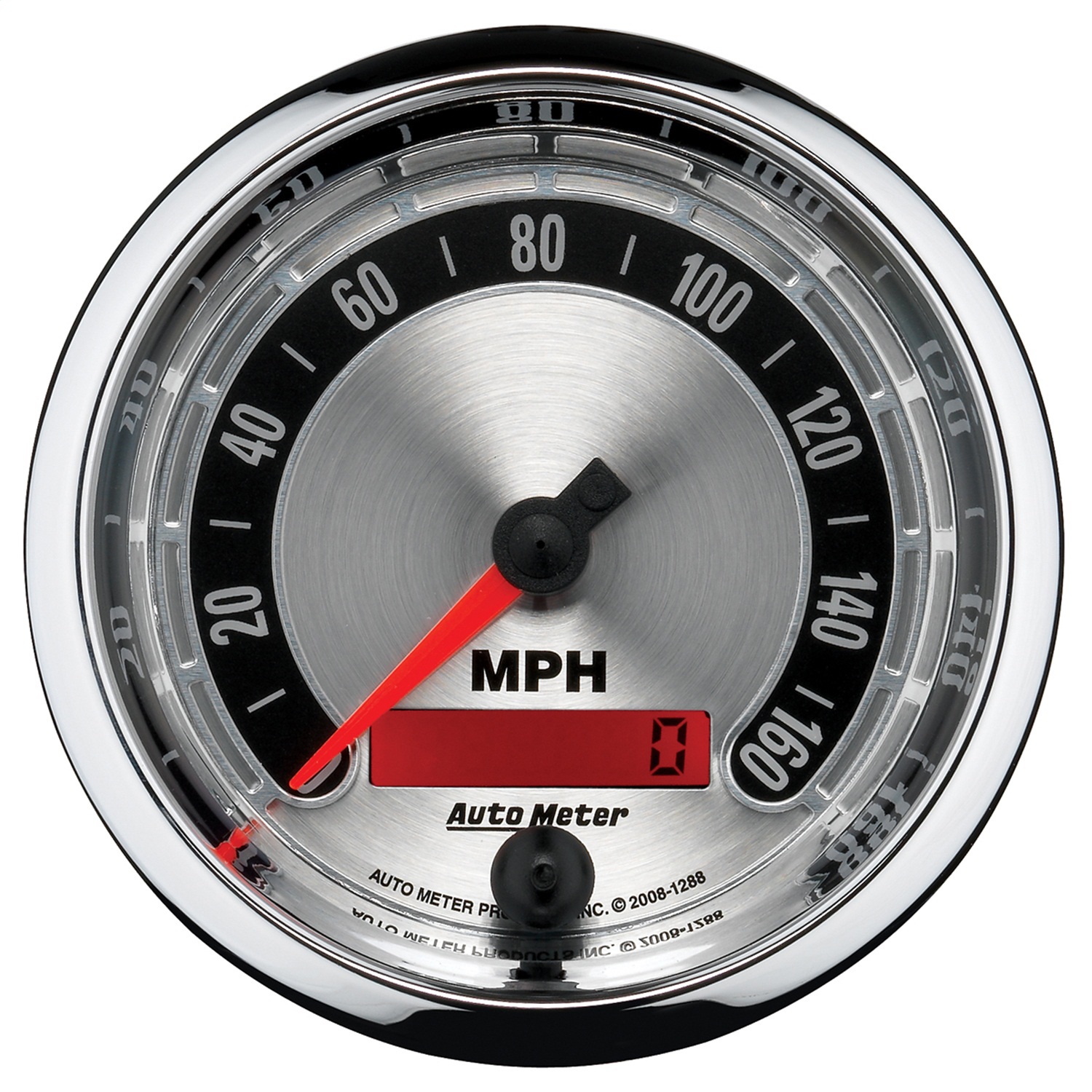 Autometer 1288 American Muscle Speedometer, 3-3/8", 160 MPH , Electric ...
