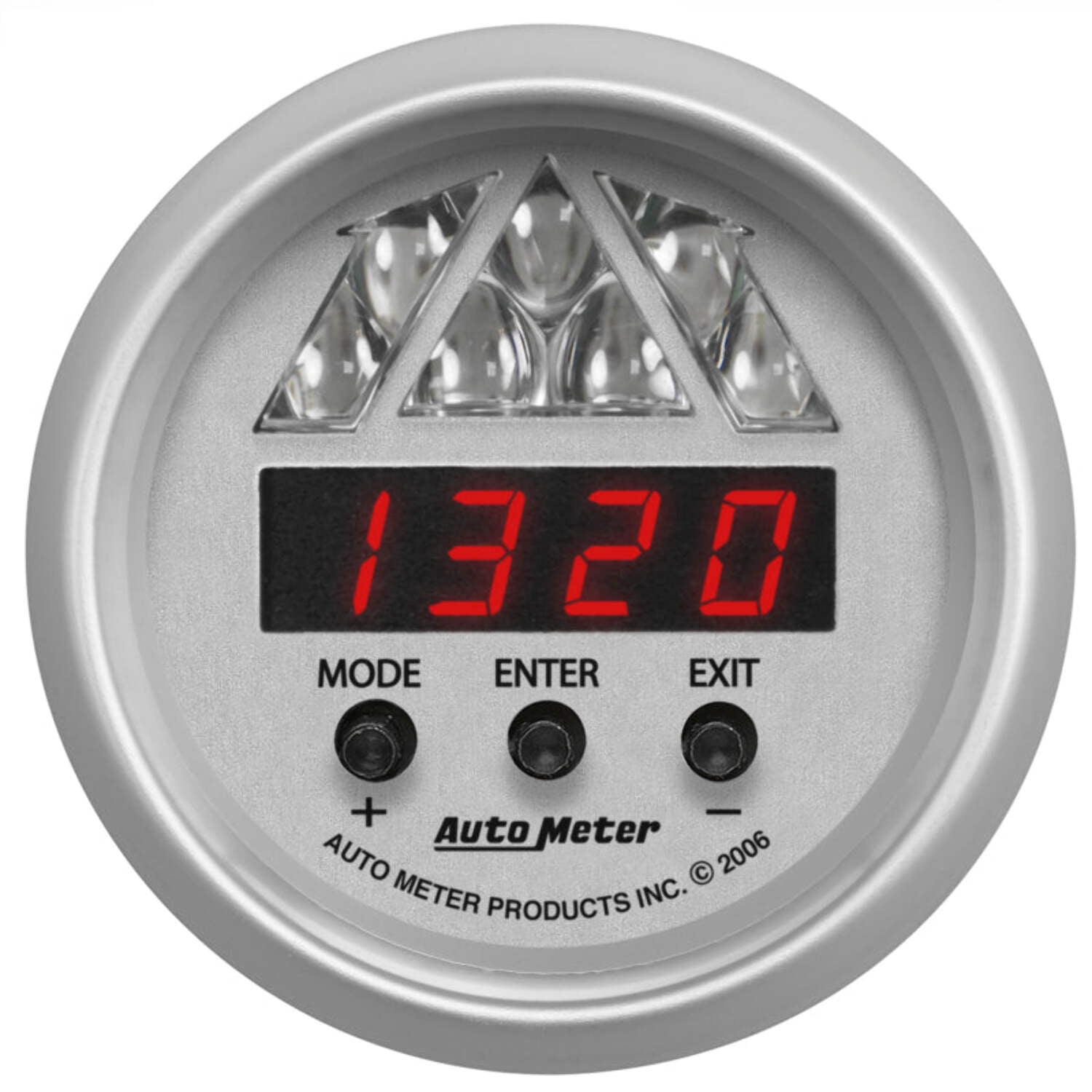 Autometer 4387 Ultra-Lite Tachometer, Digital Rpm W/ Led Shift Light ...