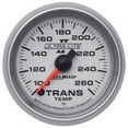 Autometer 4957 Ultra-Lite II Transmission Temperature Gauge, 2-1/16 ...