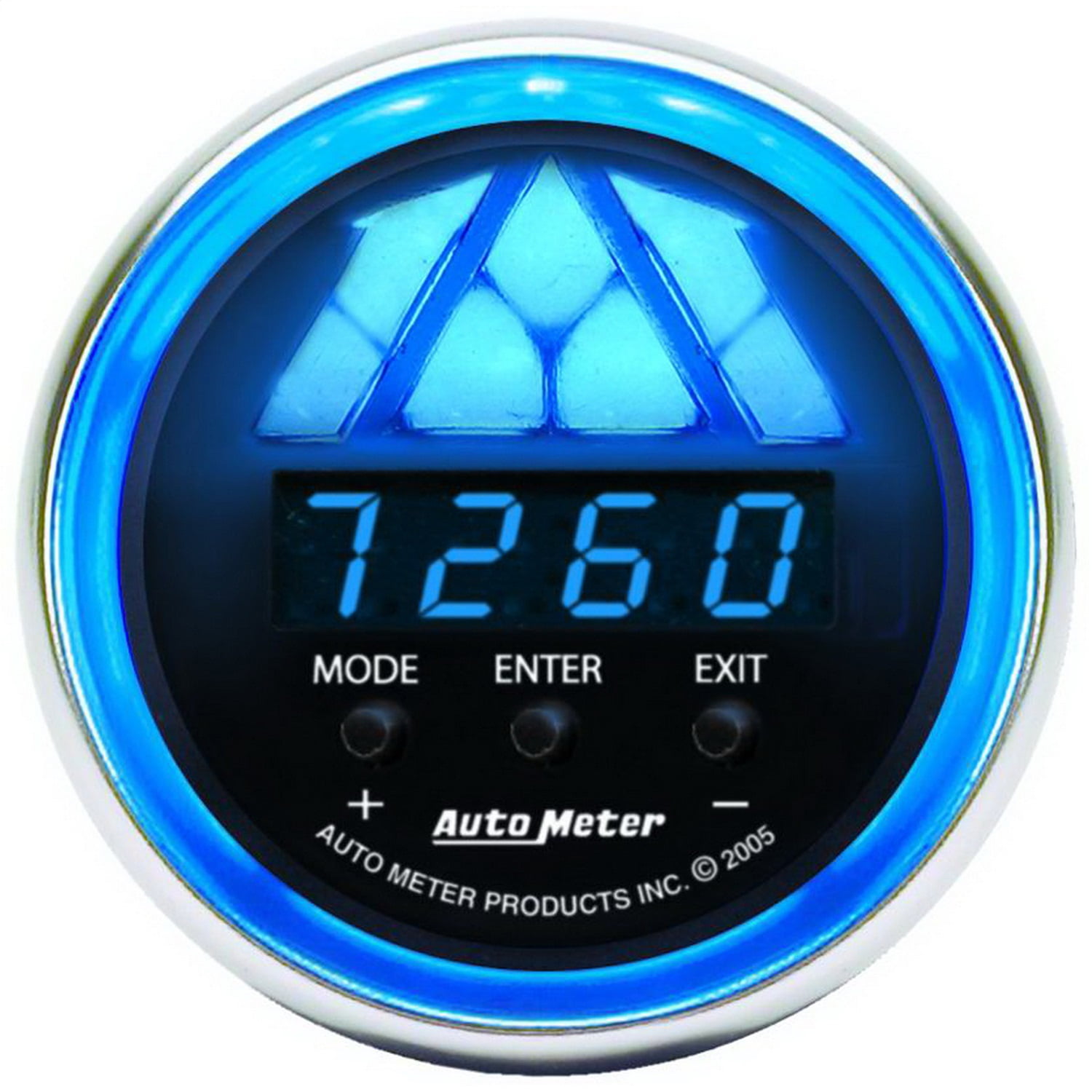 Autometer 6187 Cobalt Tachometer, Digital Rpm W/ Led Shift Light ...