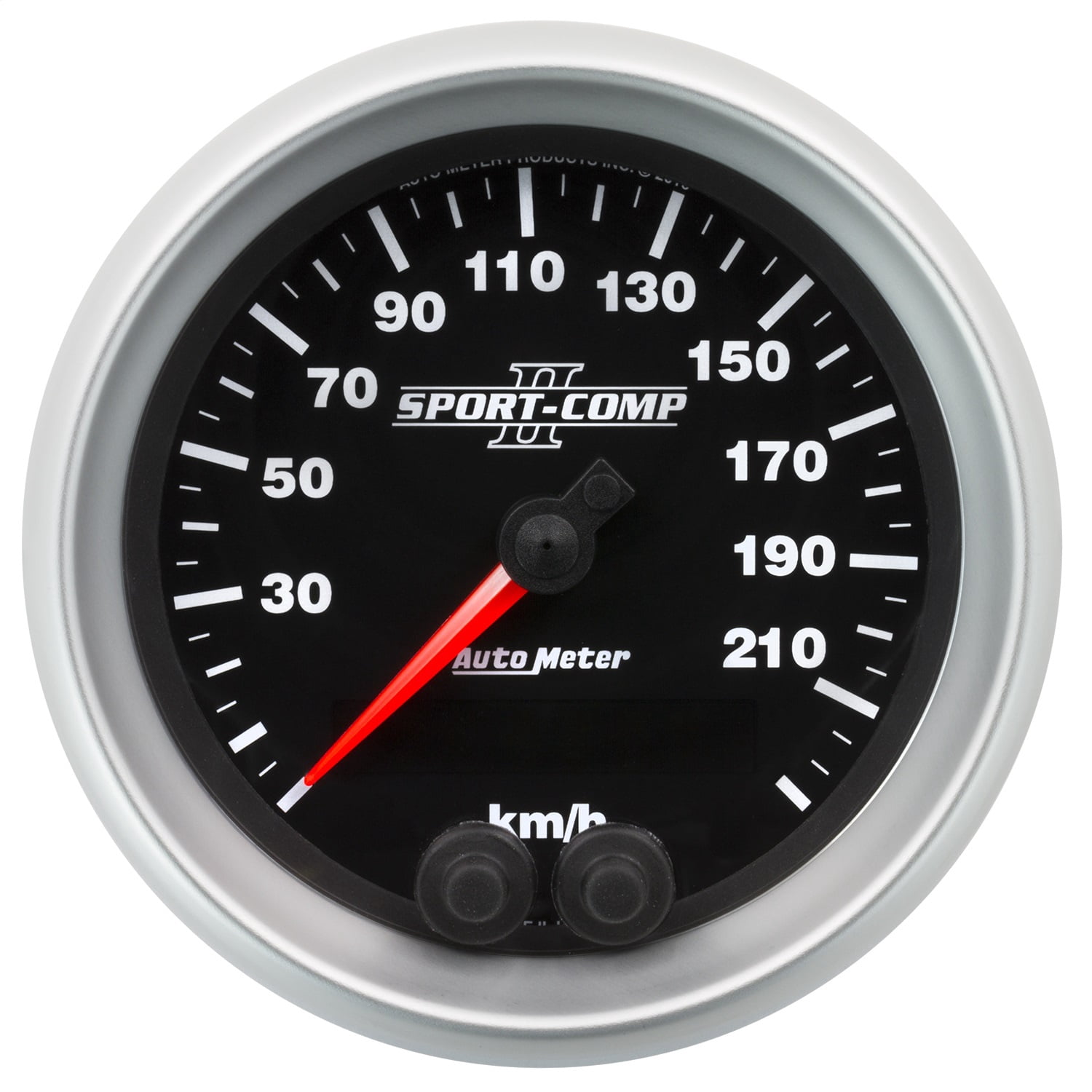 Autometer Sport-Comp II 3-3/8in. 0-225KM/H (GPS) Speedometer Gauge ...