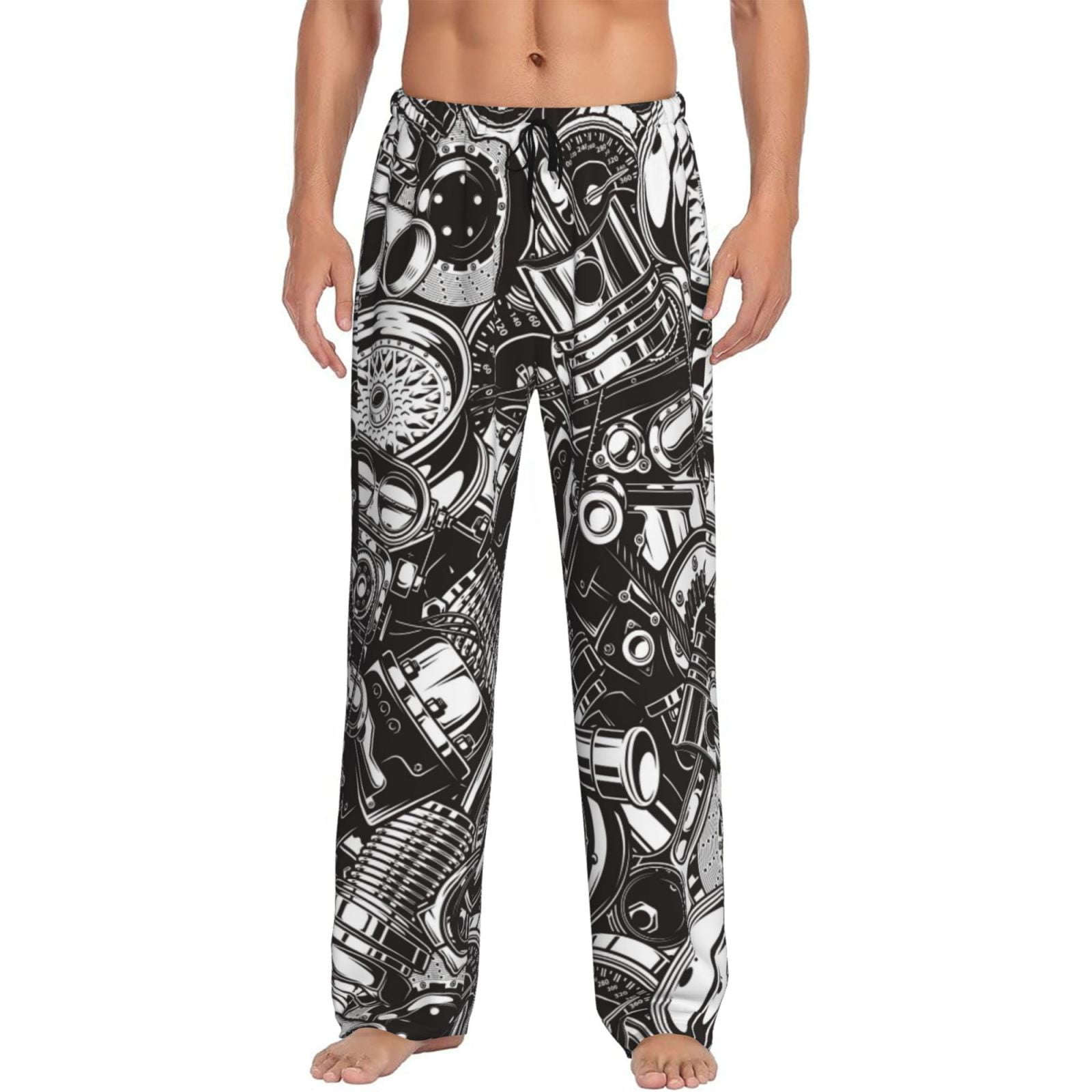 Automobile Car Parts Men'S Pajama Pants Soft Sleep Lounge Pants Pjs ...