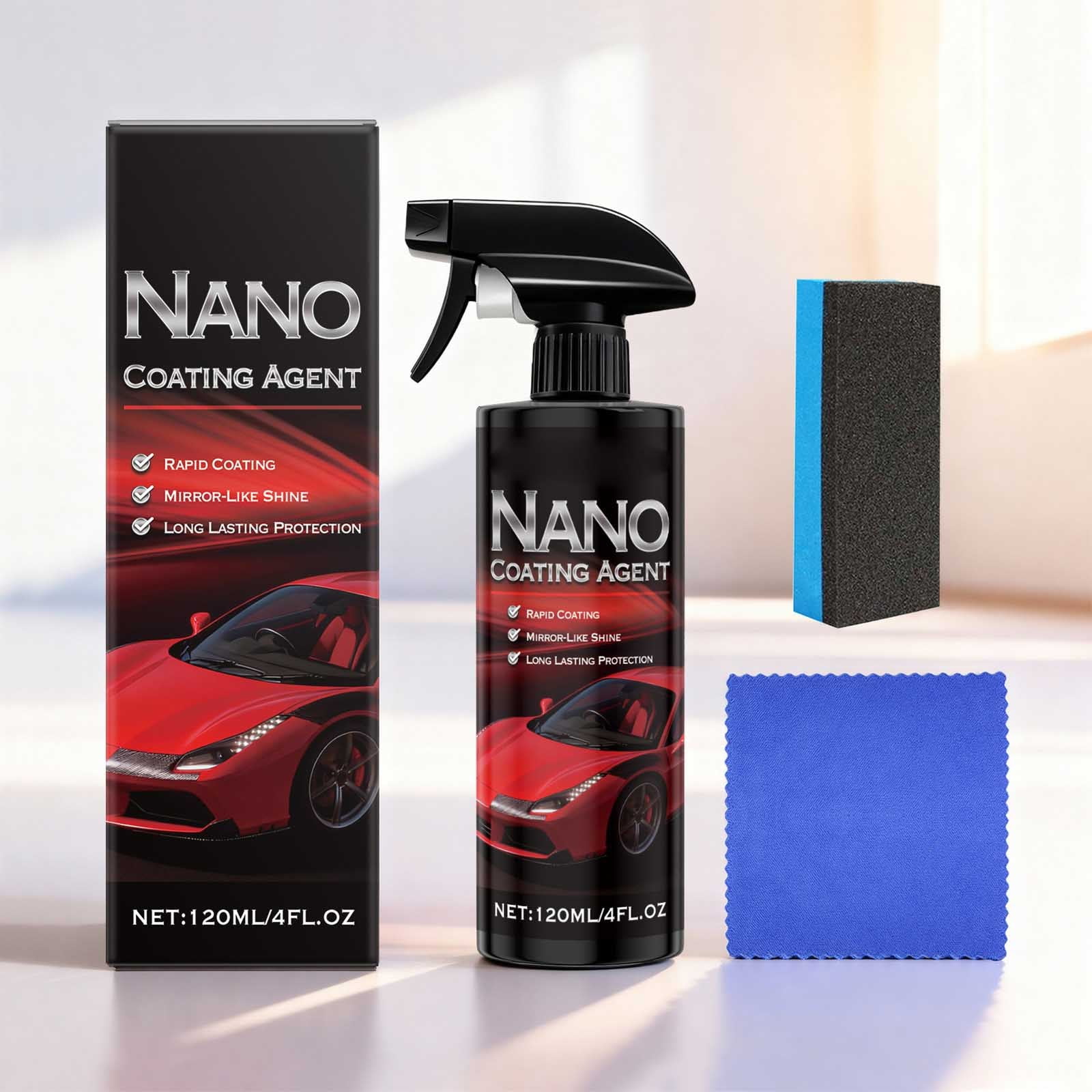 Automobile Cleaning Accessories Nano Coating Agent Rapid Application ...