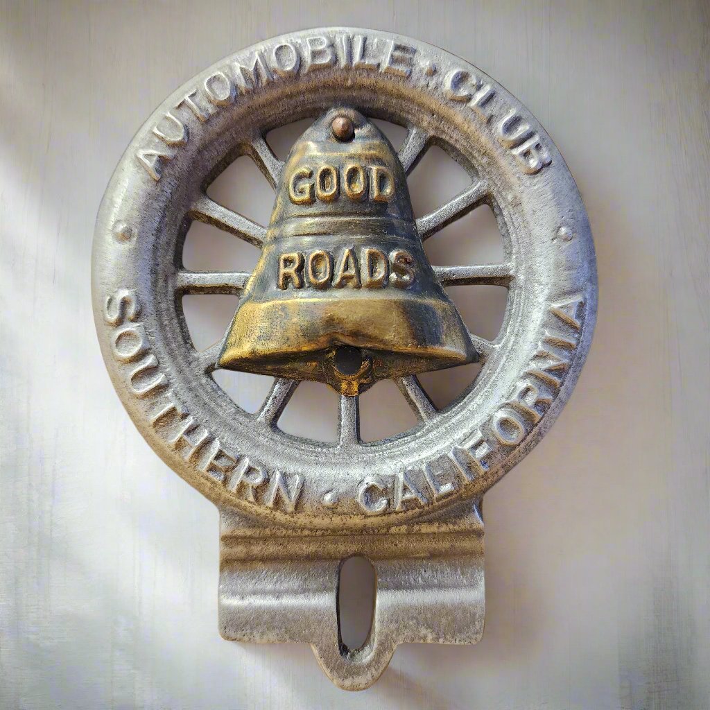 Automobile Club Southern California Good Roads License Plate FOB Topper ...