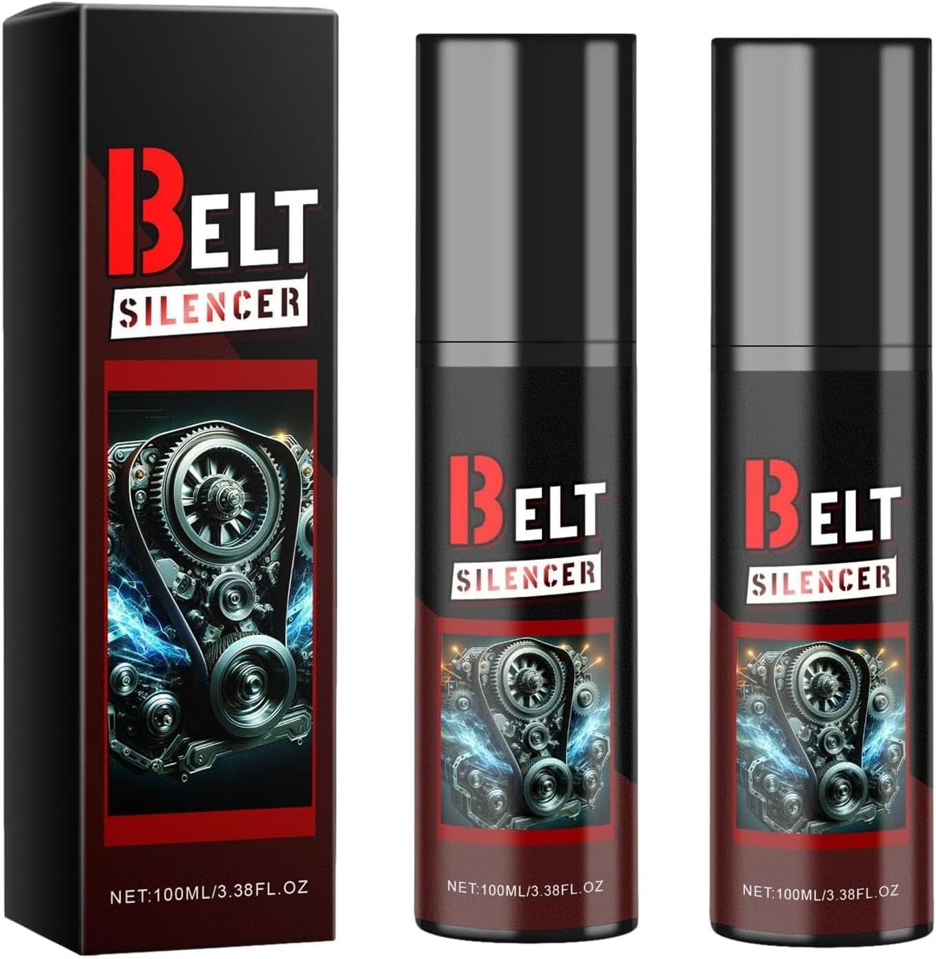 Automobile Engine Belt Conditioner,100ml Serpentine Belt Lubricant,Belt ...