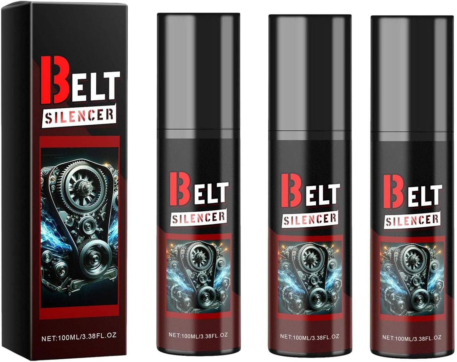 Automobile Engine Belt Conditioner,100ml Serpentine Belt Lubricant,Belt ...