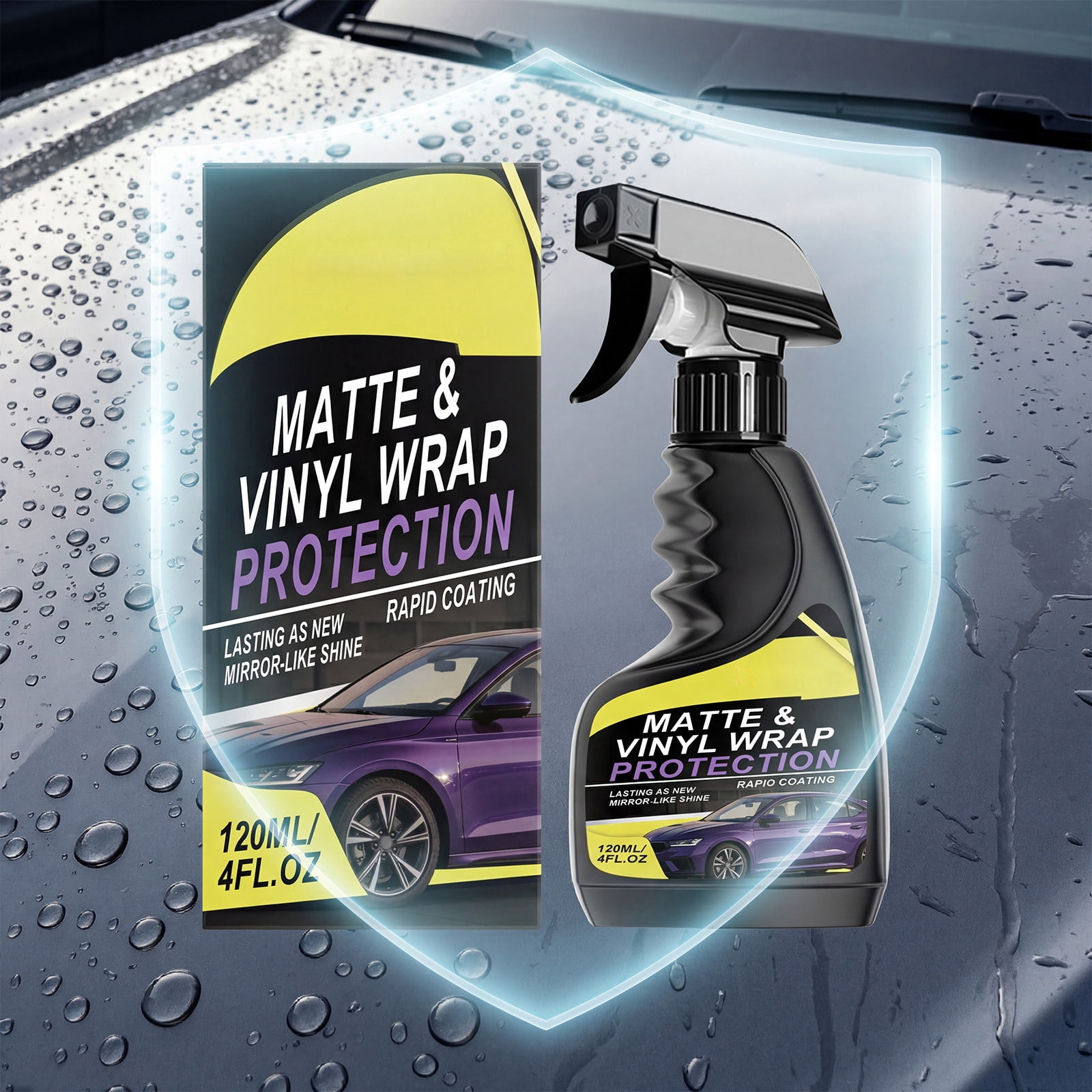 Automobile Paint Cleaning & Maintenance Coating Spray 120ml ...