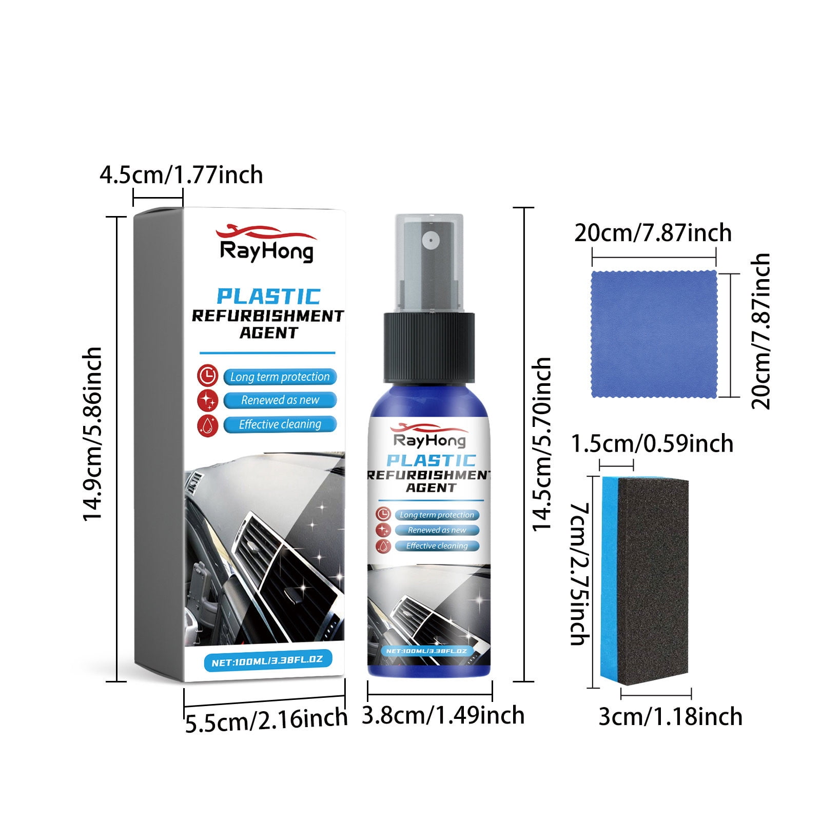 Automobile Plastic Refurbishment Agent Wax Rubber Plastic Refurbishment ...