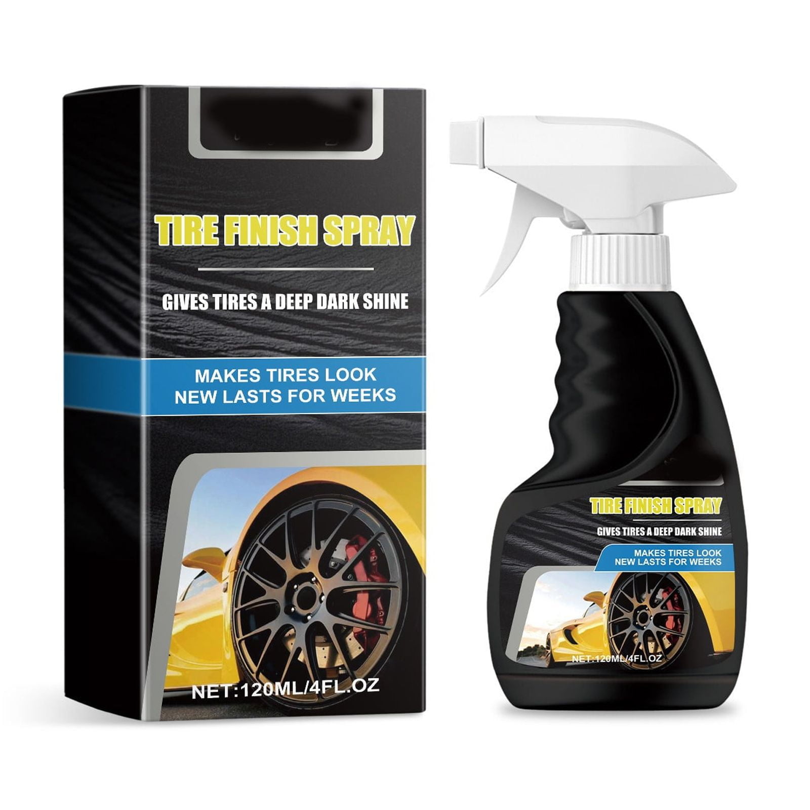 Automobile Tire Gloss Spray Polishing Coating Liquid Coating Agent ...
