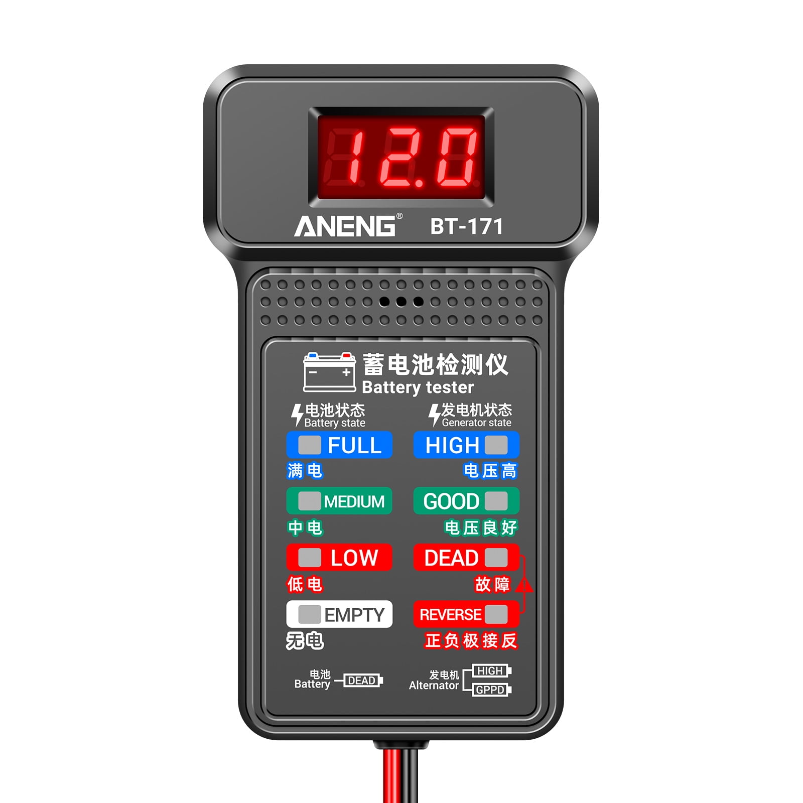 Automobile battery analyzer,Status-indicator Auto With Bt-171 12v ...