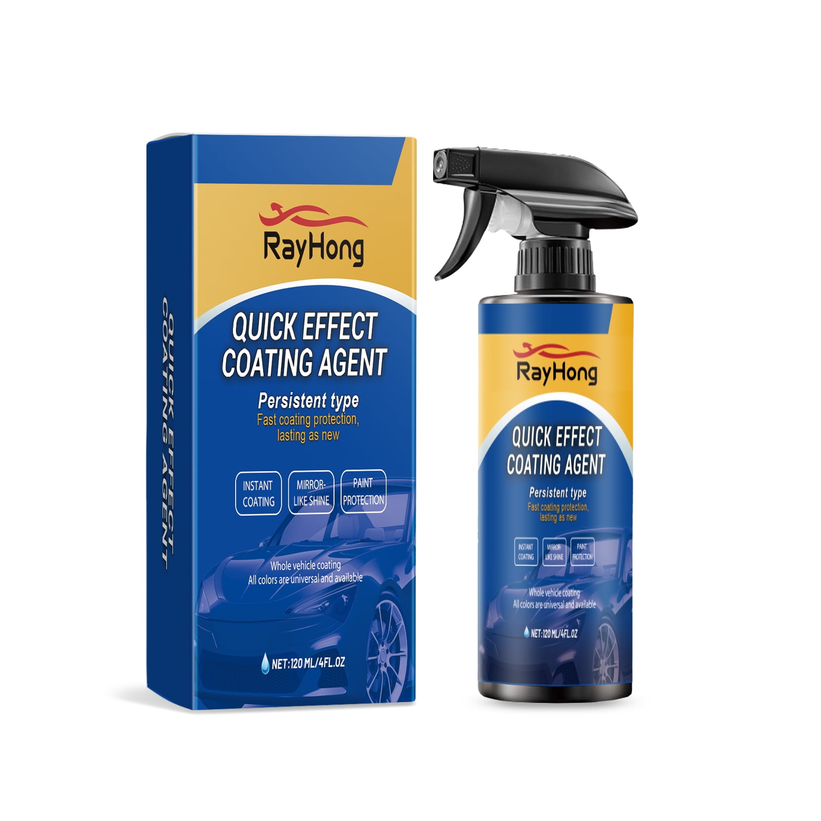 Automobile coating spray, car care, renovation and repair, car paint waxing spray coating ...