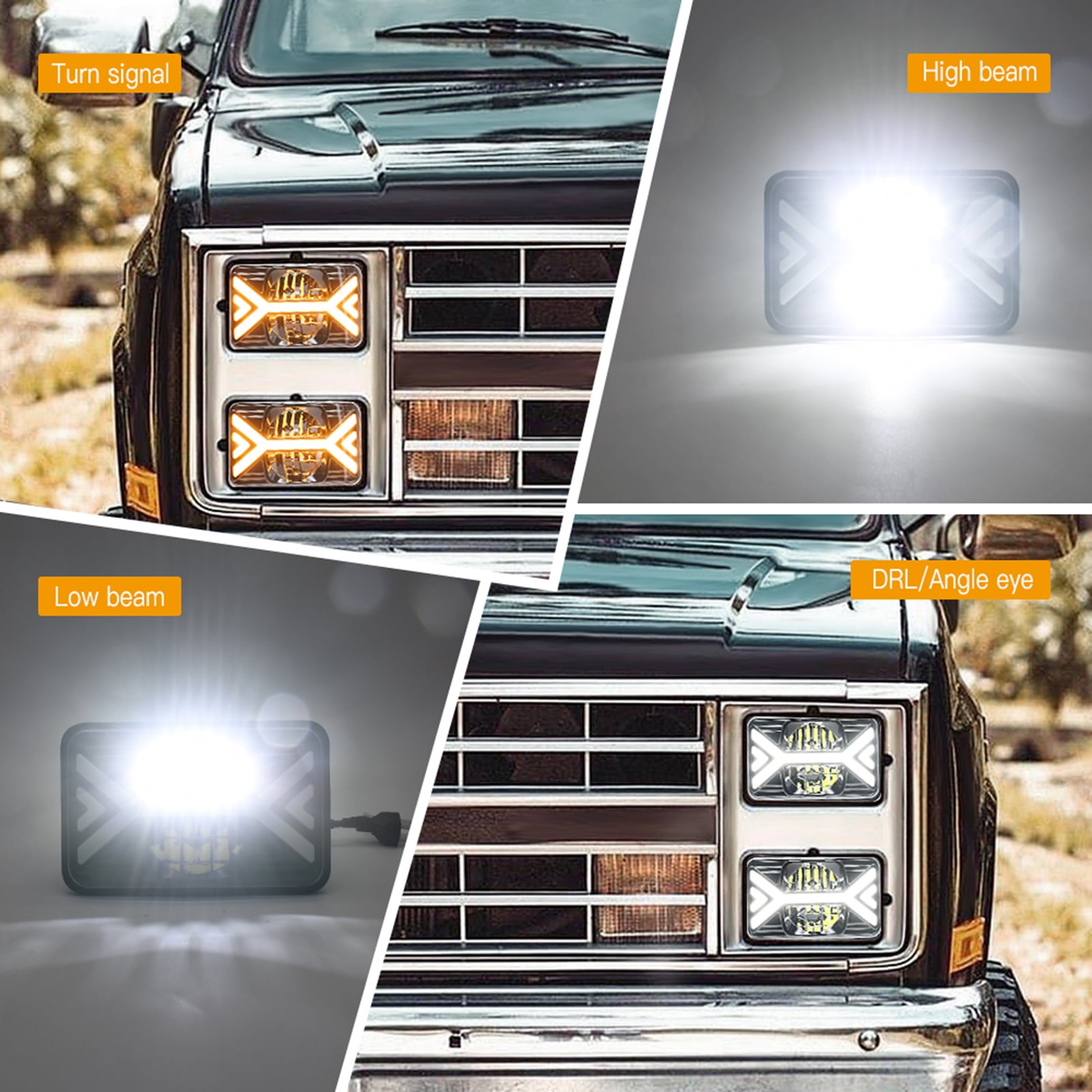 Automobile headlights,Headlamp With White 5inch Car Led 2 5inch Car Inch Headlamp With Beam Turn ...