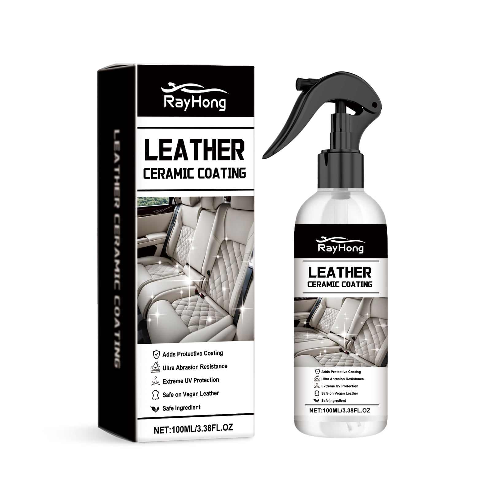 Automobile leather ceramic coating spray leather renovation decontamination brightening ...