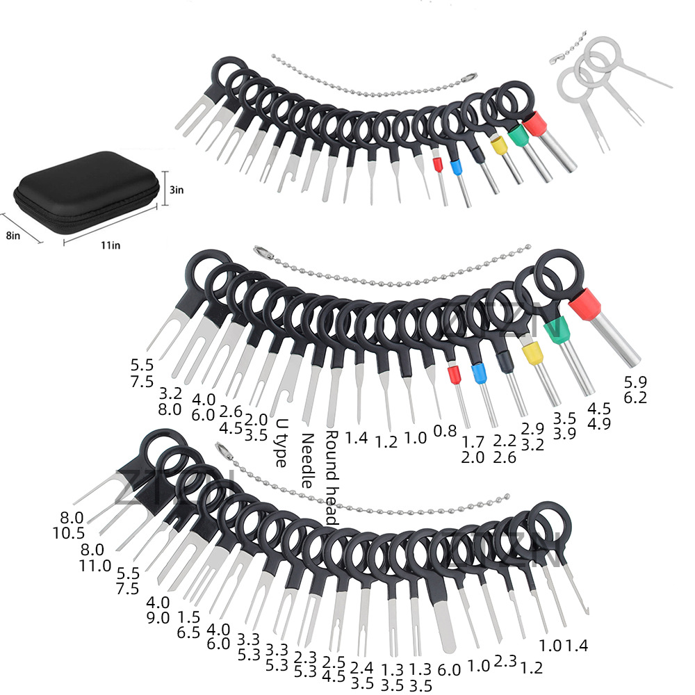 Automobile terminal wire harness pin reducer terminal removal tool wire ...