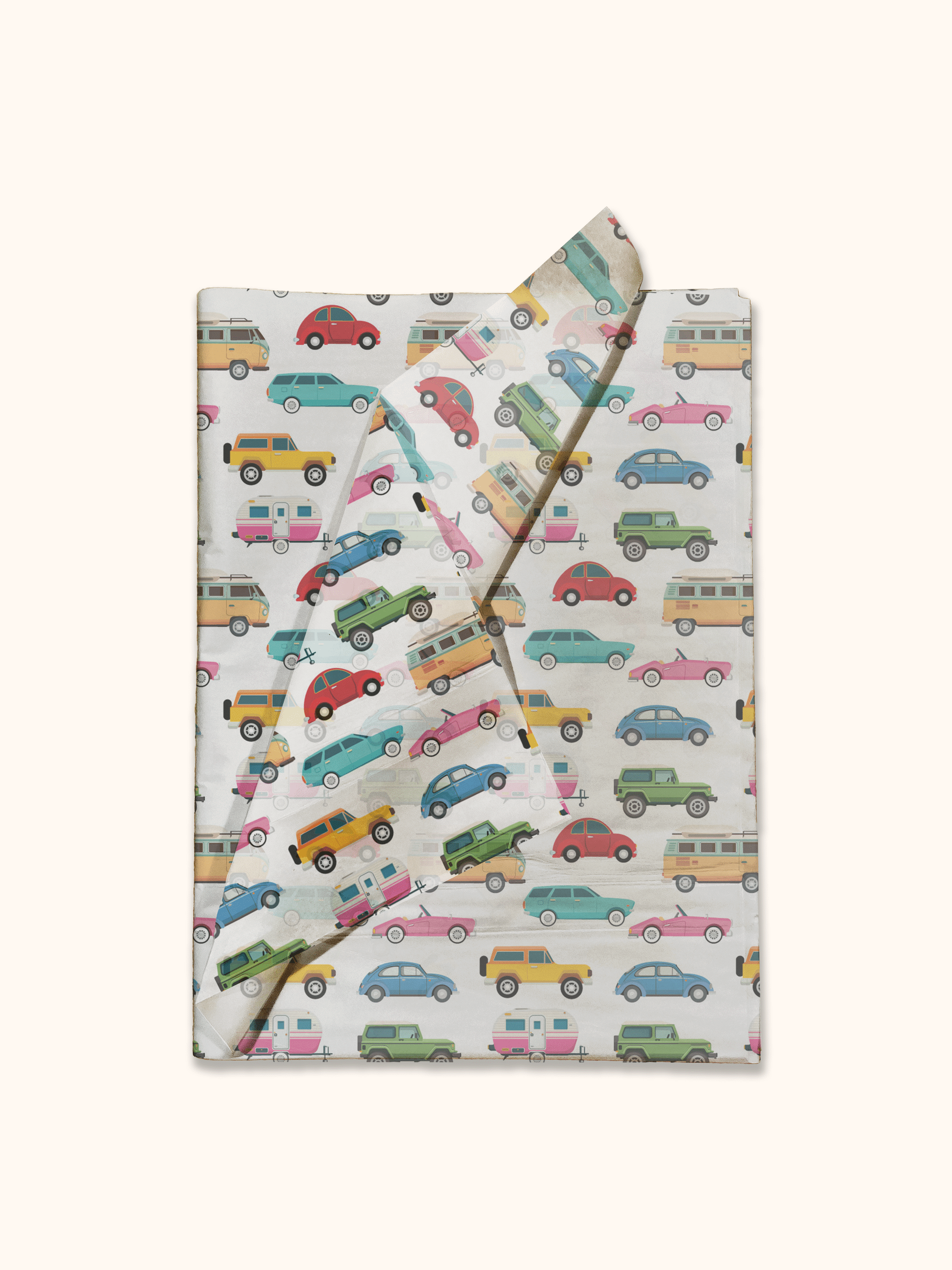 Automobiles Printed Tissue Paper - Decorative Tissue for Decoupage ...