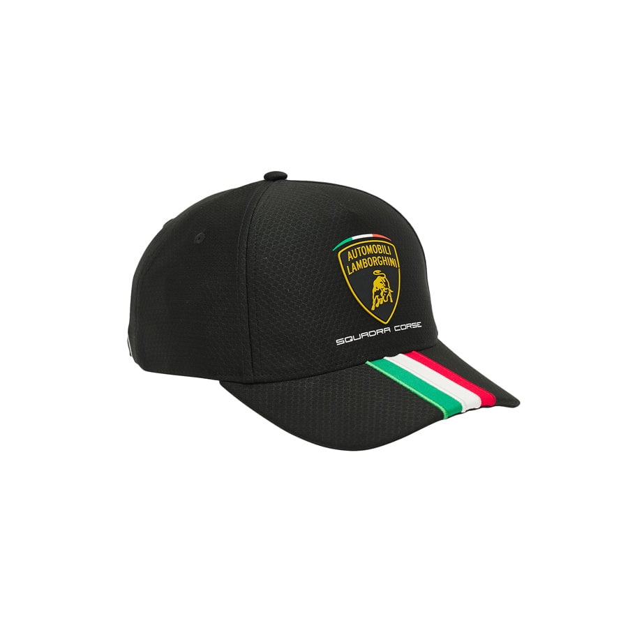 Automobili Lamborghini 2024 Adult Squadra Corse Team Tricolor Cap Black ...