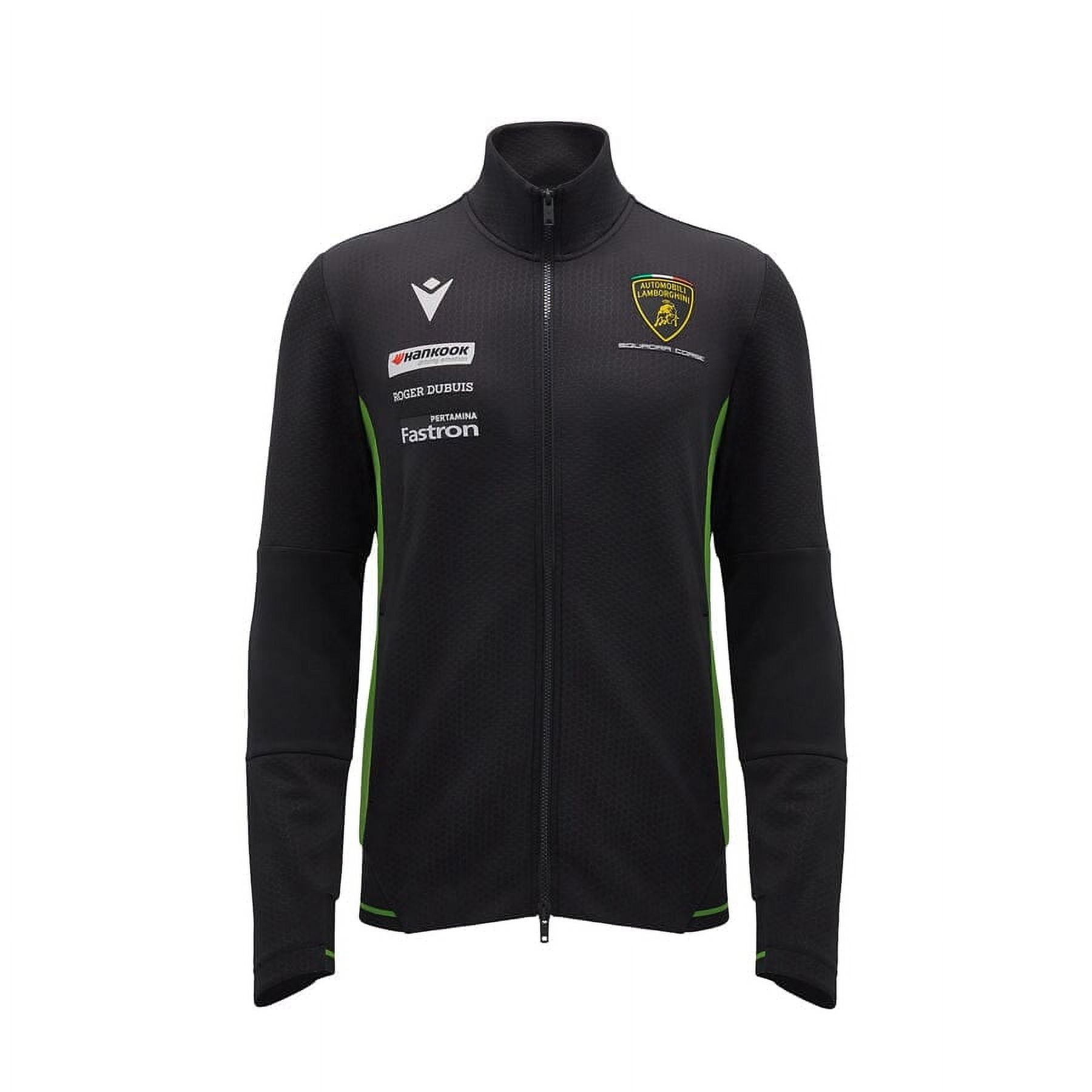Automobili Lamborghini Squadra Corse Men's Zip Up Sweatshirt - Black ...