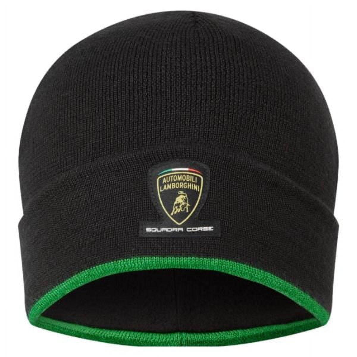 Automobili Lamborghini Squadra Corse Team Knitted Hat - Black - Walmart.com