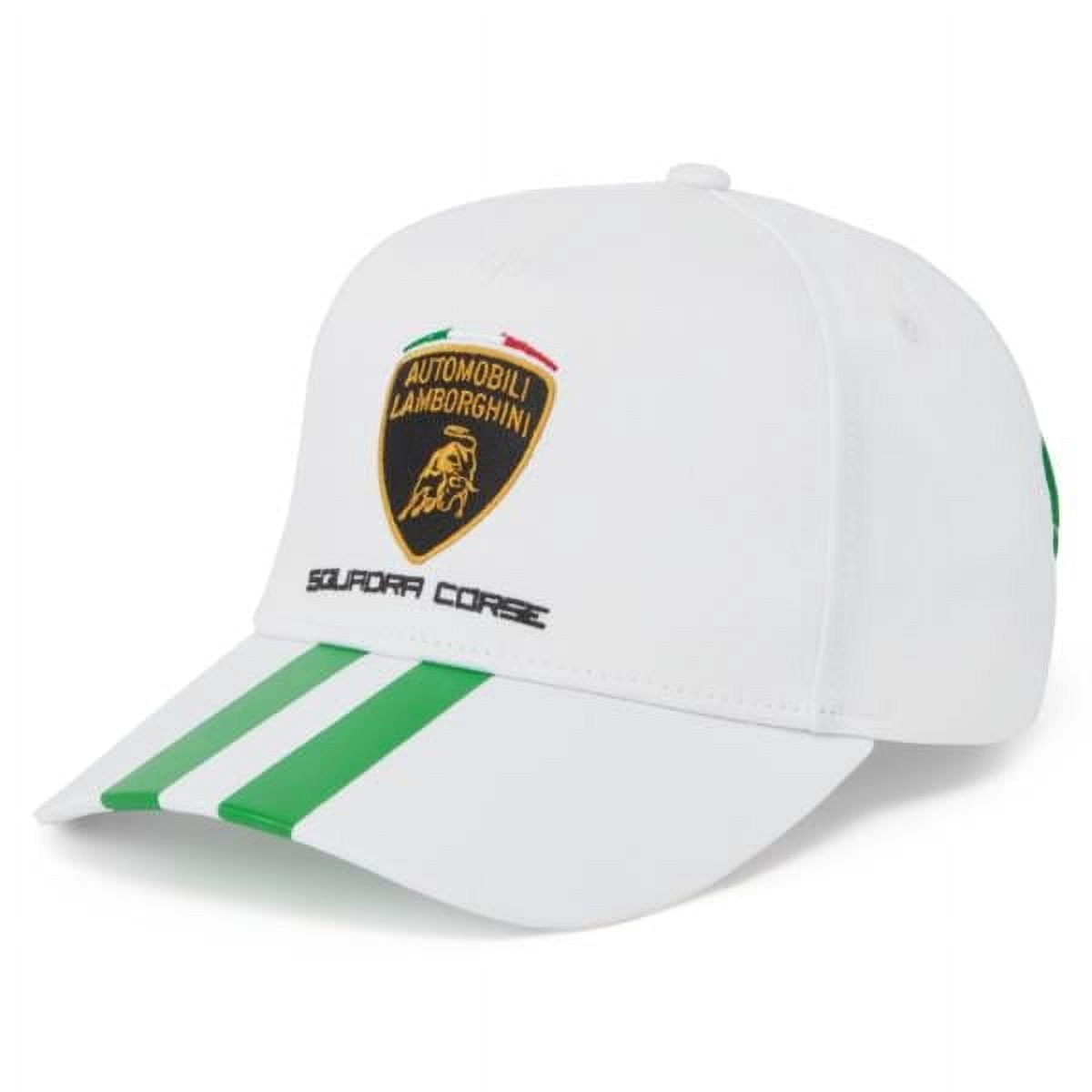 Automobili Lamborghini Squadra Corse Travel Hat - Orange/White/Green ...