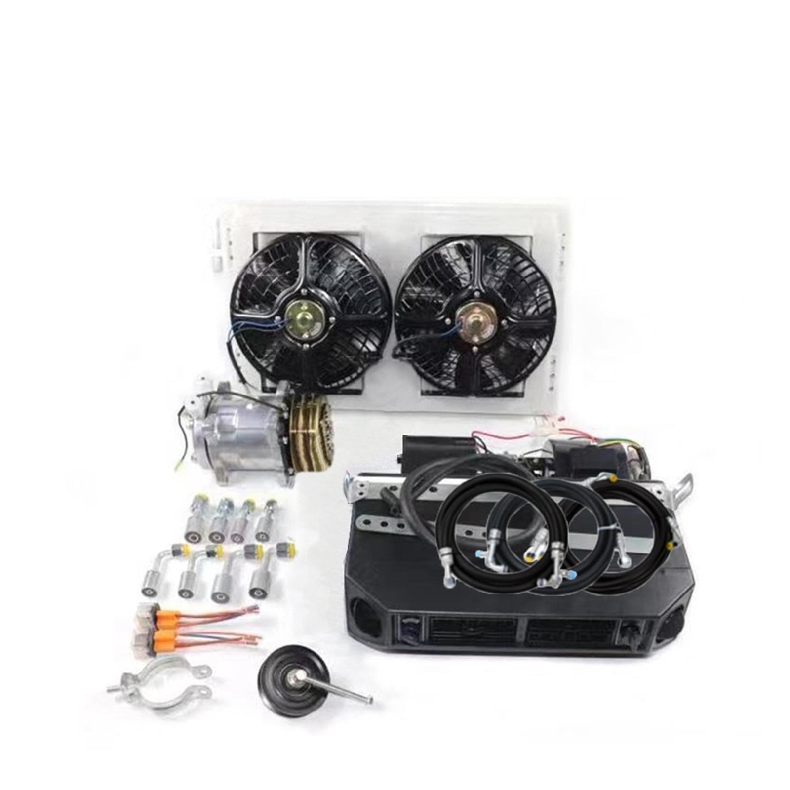 Automotive 12V 24V A/C Air Conditioner ,Evaporator Radiator Compressor ...