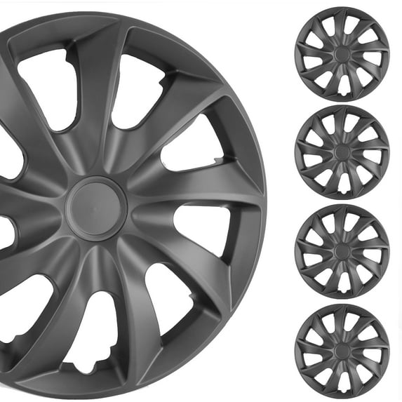 Automotive 14 Inch Universal Hubcap 14" Front and Rear Wheel Covers ...