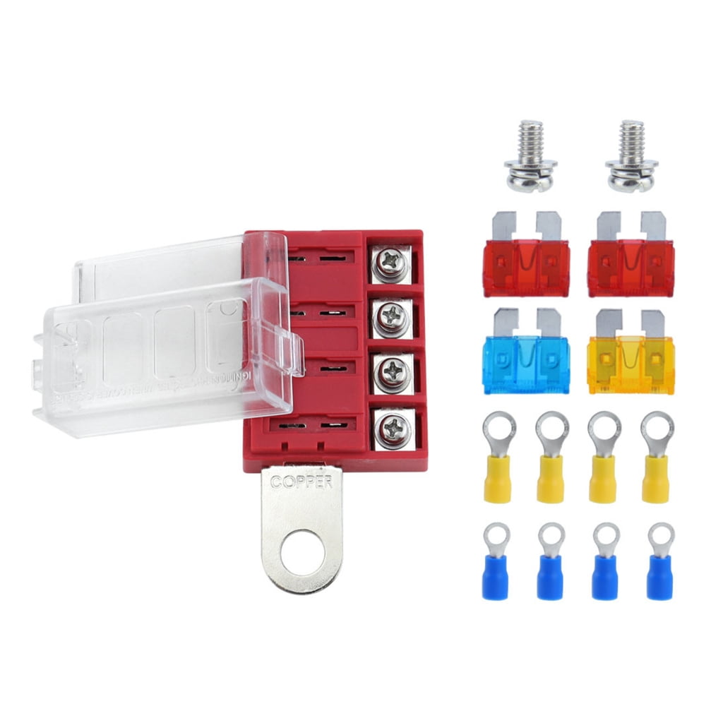 Automotive 4 Circuit Fuses Panel Damp Proof Cover High Conductivity for ...