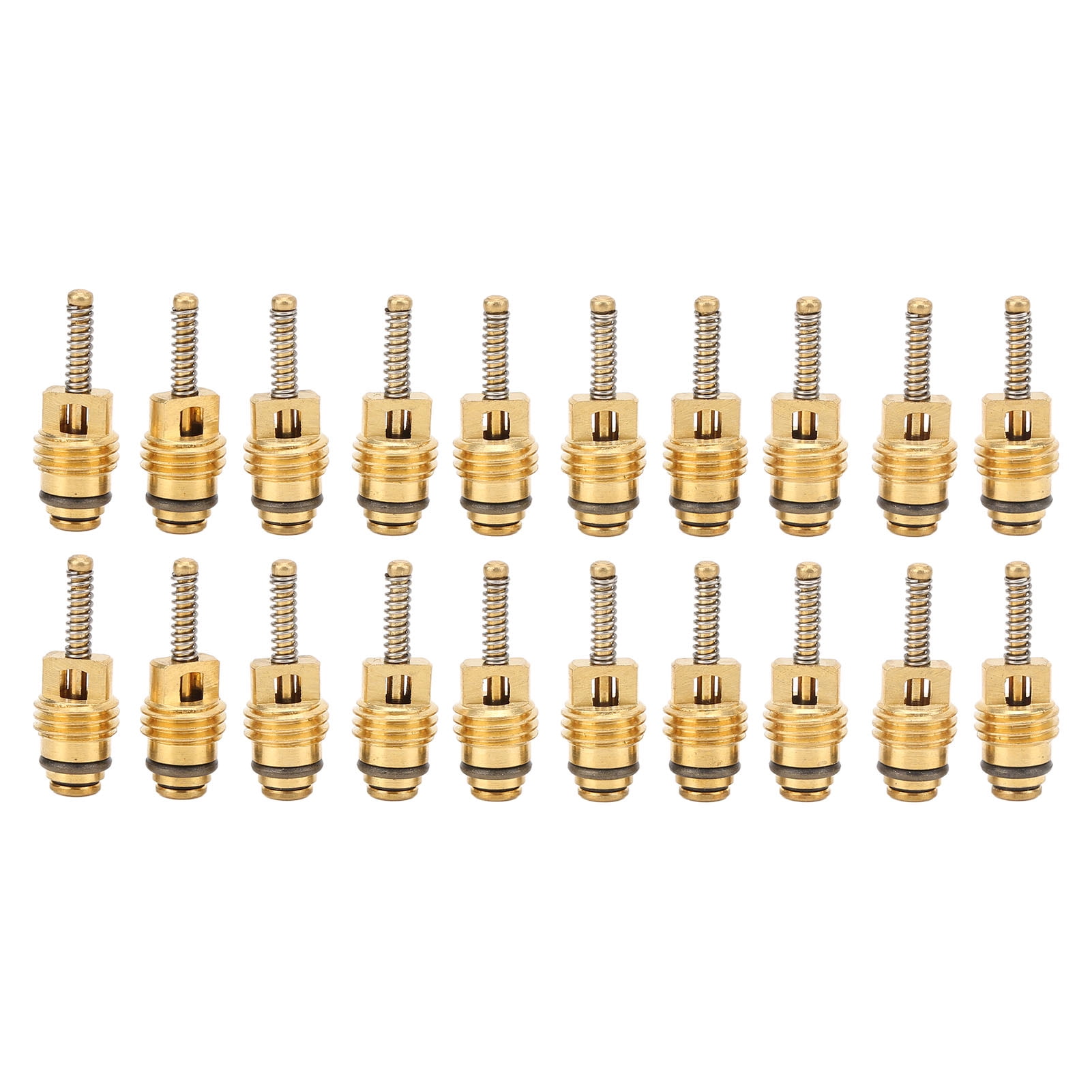 Automotive AC High Pressure Valve Cores 20 Pcs Aluminum Alloy Copper ...
