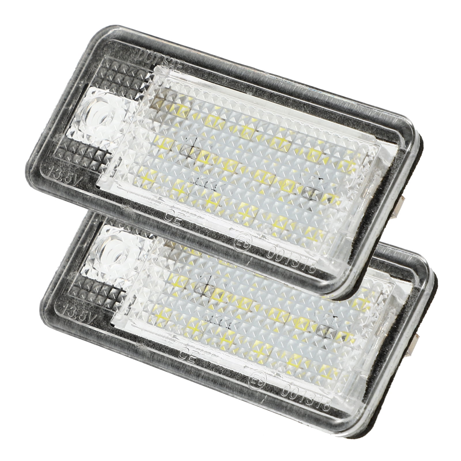 Automotive Accessories 2 Pcs Vehicle License Plate Lights LED Iron ...